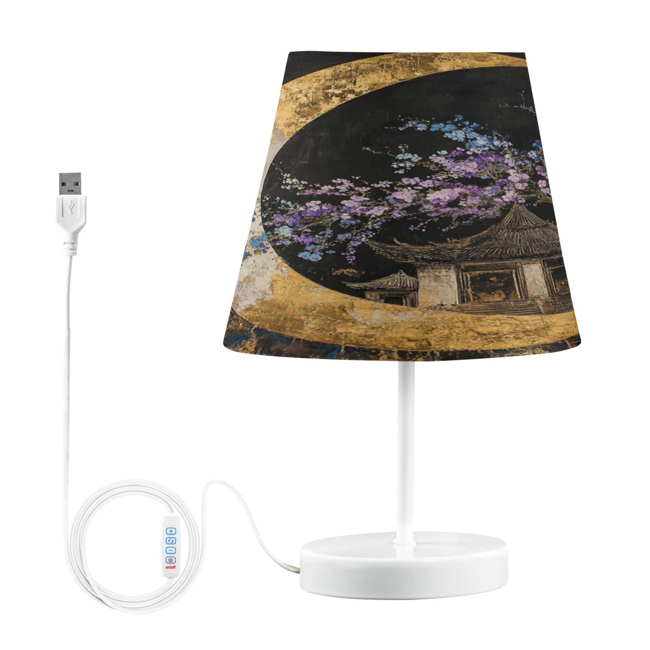 WOBOGO Quaint Building Table Lamps Bedroom 3-Speed Dimmable Farm Style ...