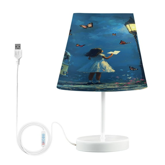 WOBOGO Reading under The Streetlight Table Lamps Bedroom 3-Speed ...