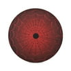 SafeMatset - Heat-Resistant Vinyl Placemats, Washable, Set of 4 (Red ...