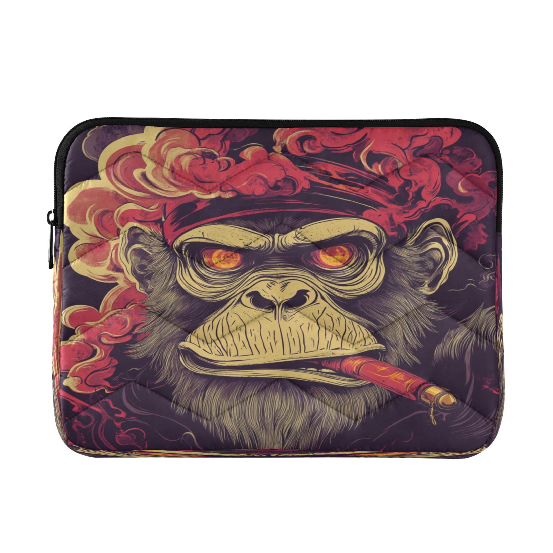 WOBOGO Red Eyes Orangutan Pattern Laptop Sleeve 13.4 inch Lightweight ...