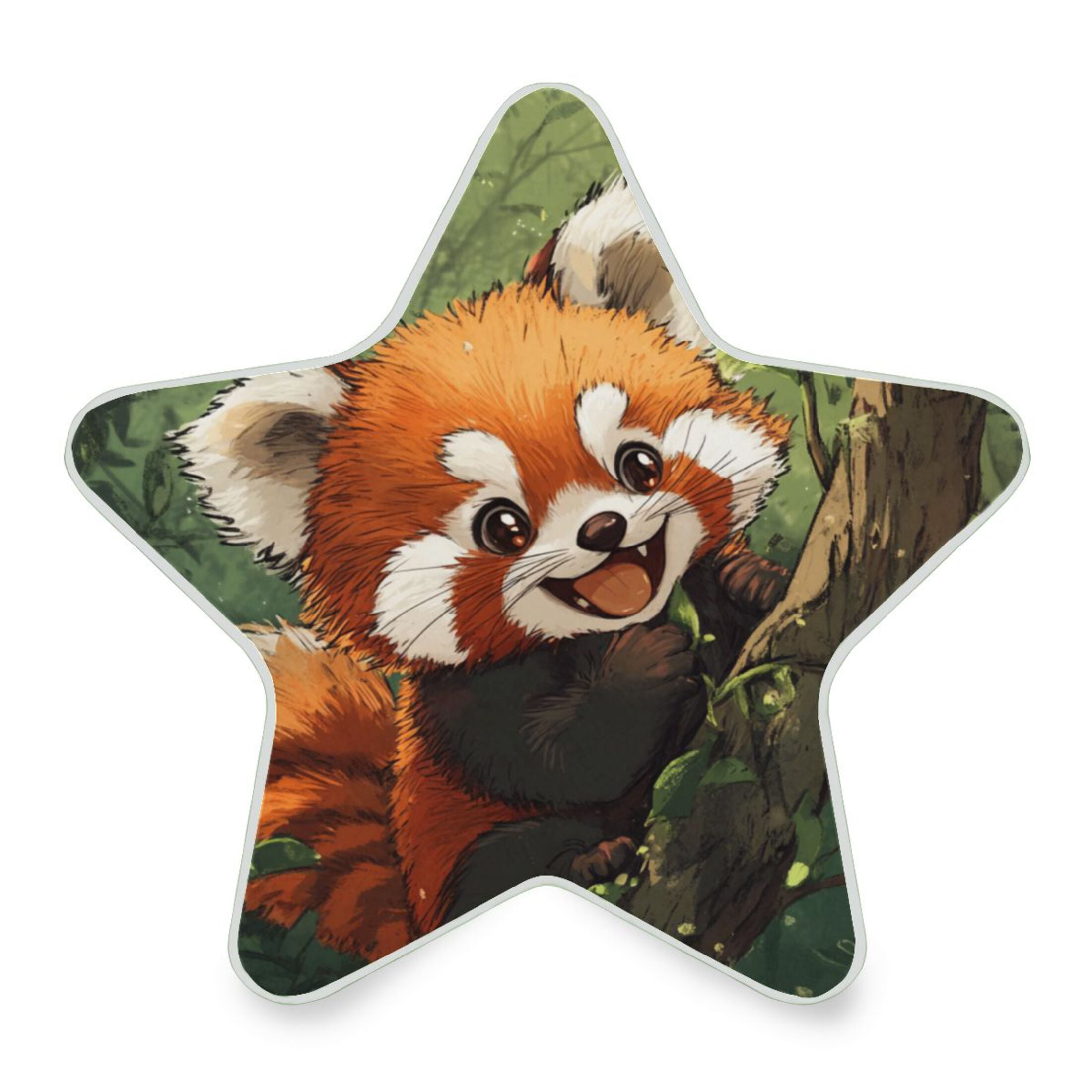WOBOGO Red Panda LED Star Night Light 0.2 Watt Wall Plug Dusk to Dawn ...