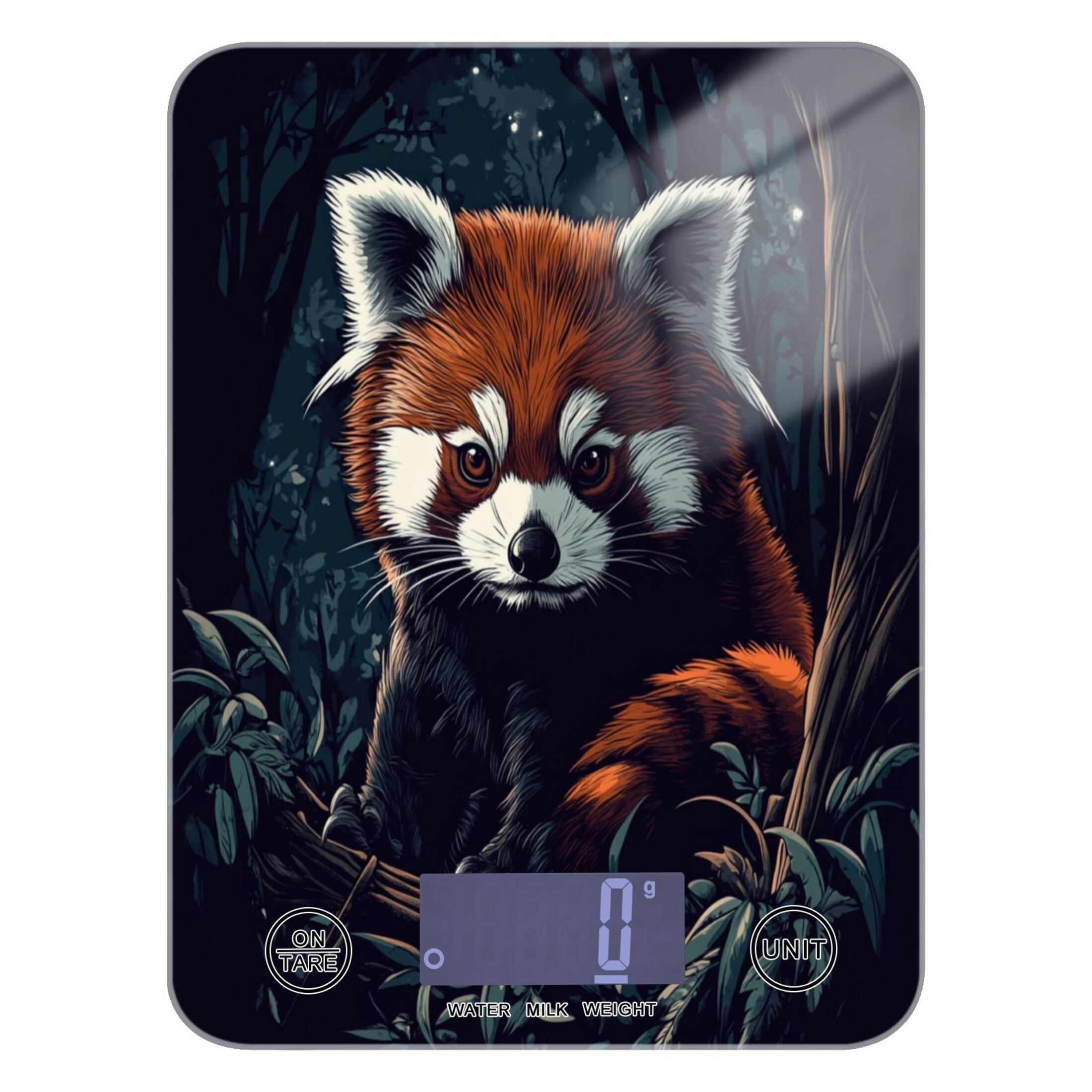 WOBOGO Red Panda in The Night Kitchen Scale Digital Gram and Ounce ...
