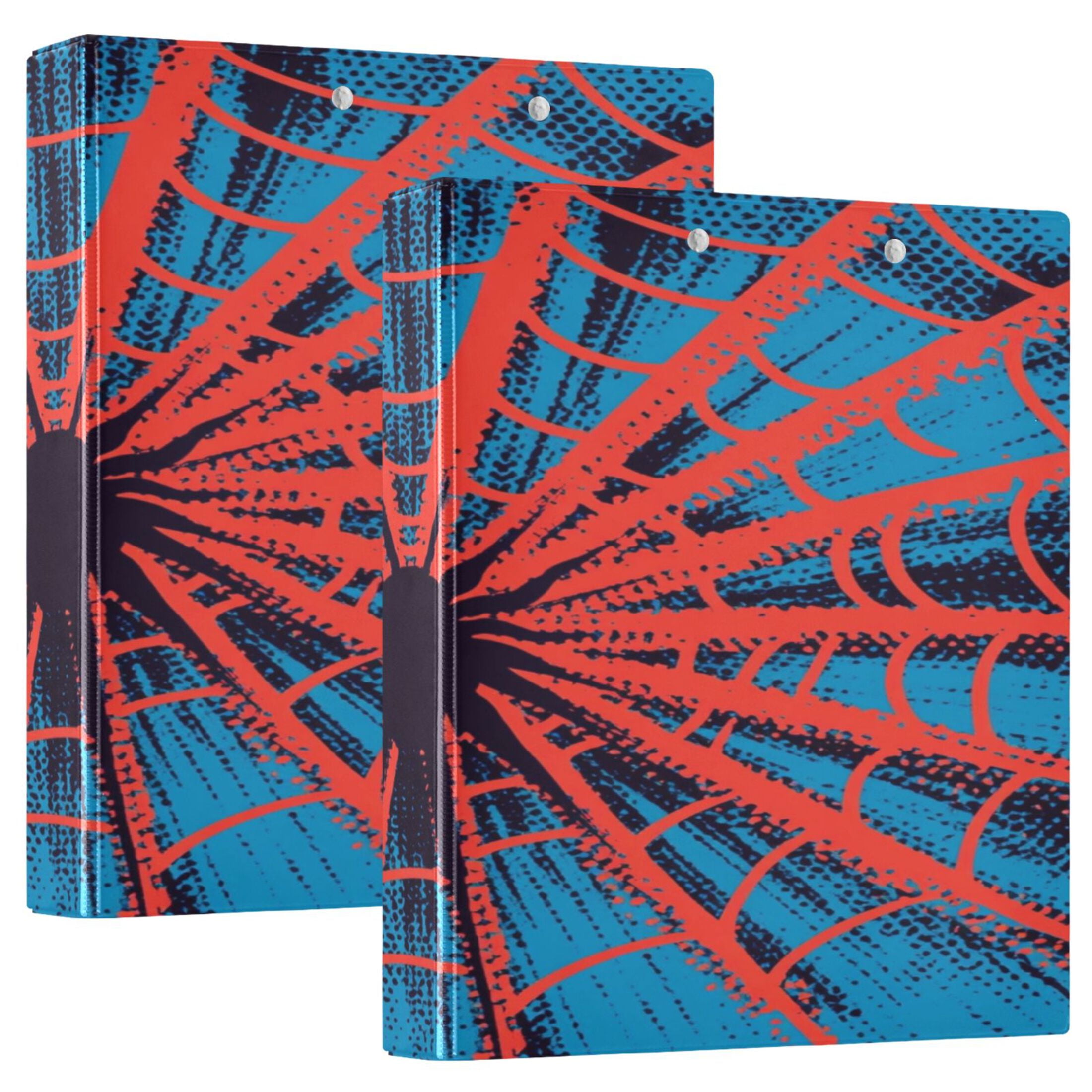WOBOGO Red Spiderweb File Folders Extra Large Capacity to Hold 200 ...