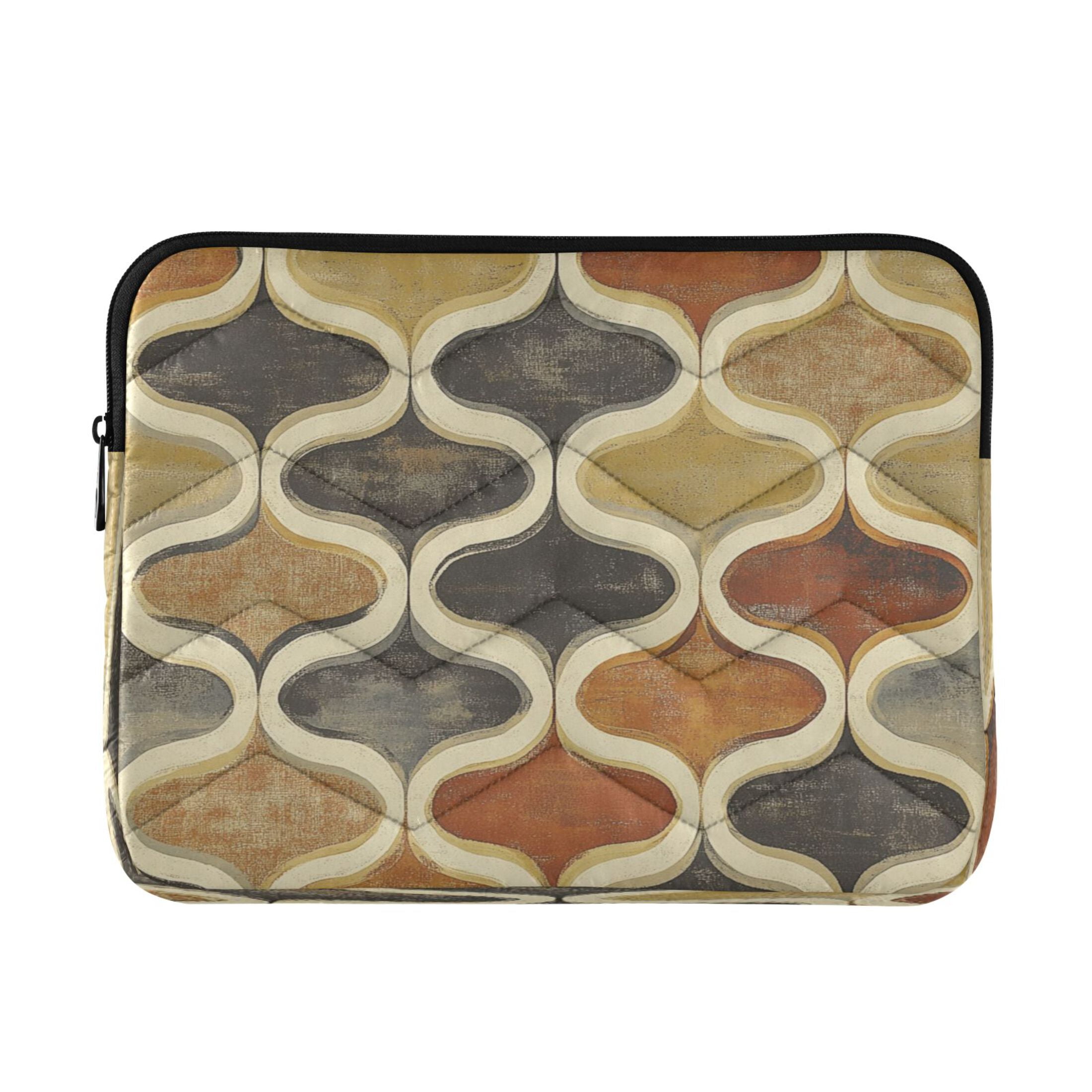 WOBOGO Retro Carpet Laptop Sleeve 13.4 inch Lightweight Zipper Design ...