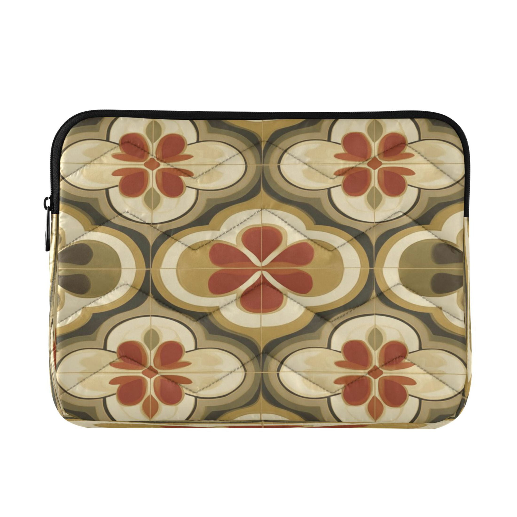 WOBOGO Retro Carpet Laptop Sleeve 13.4 inch Lightweight Zipper Design ...