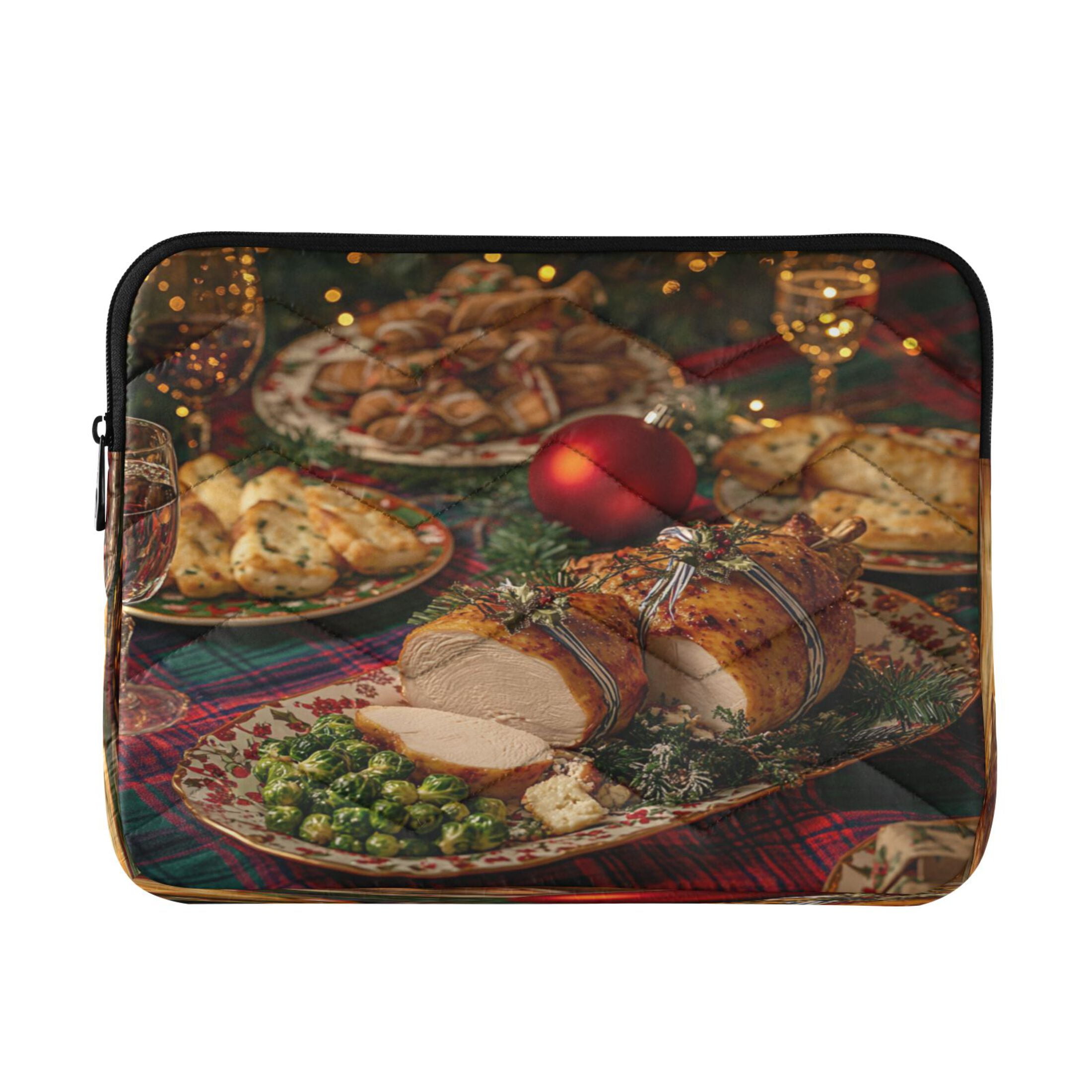 WOBOGO Roast Chicken Laptop Sleeve 13.4 inch Lightweight Zipper Design ...