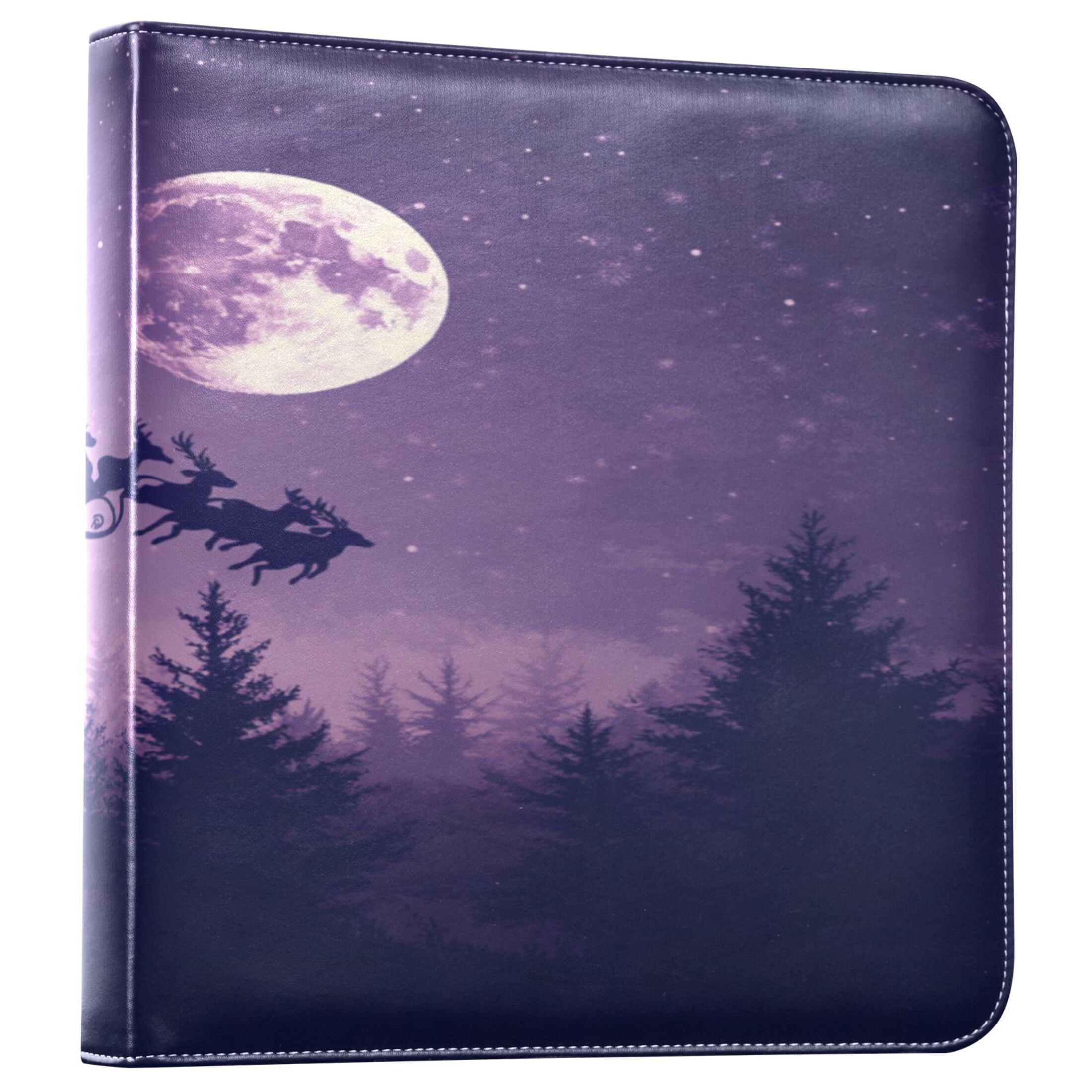 WOBOGO Santa Claus Flying in His Sleigh Photo Albums 20 pages large ...