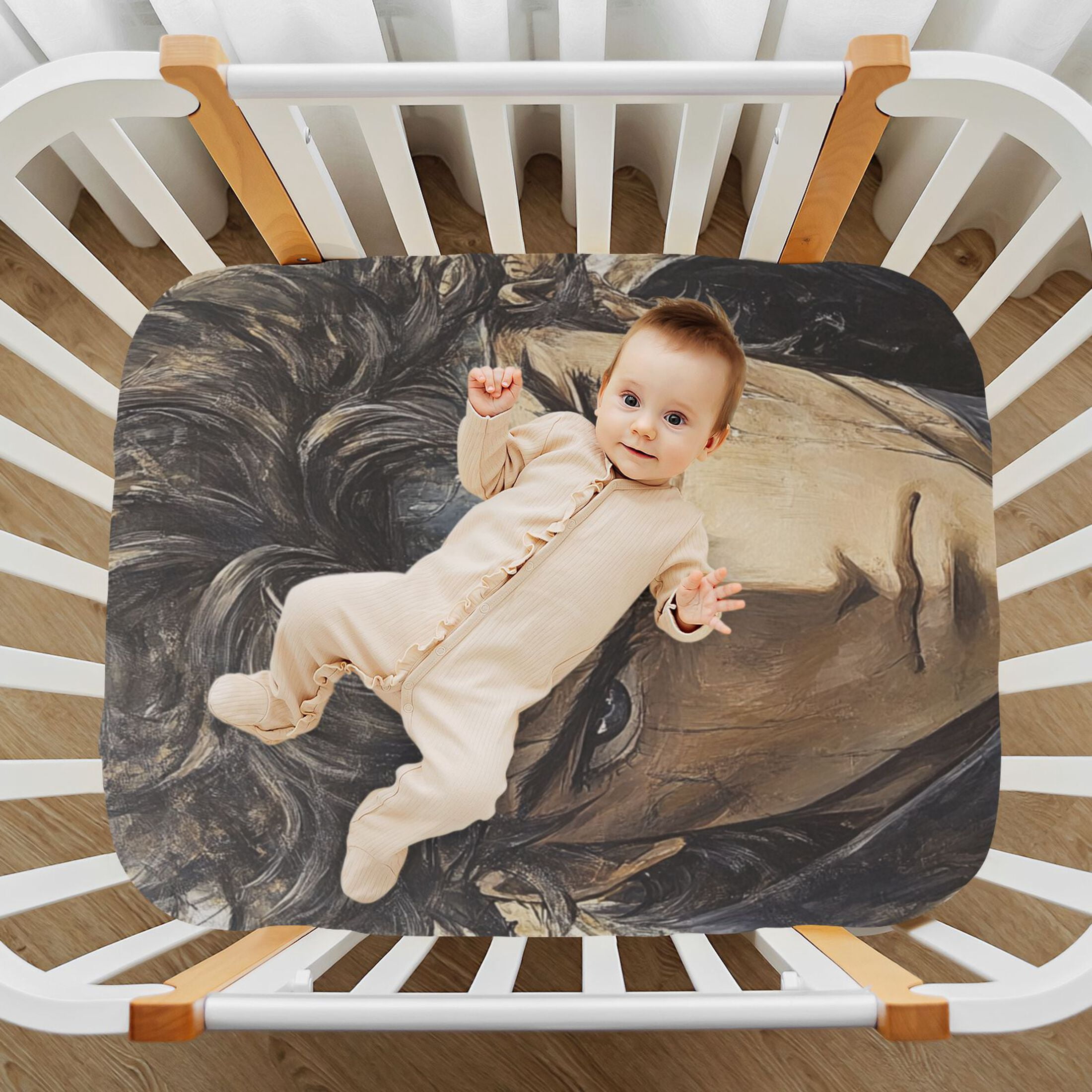 WOBOGO Satoru Gojo Baby Crib Sheets Super Soft Microfiber Playard Sheet ...