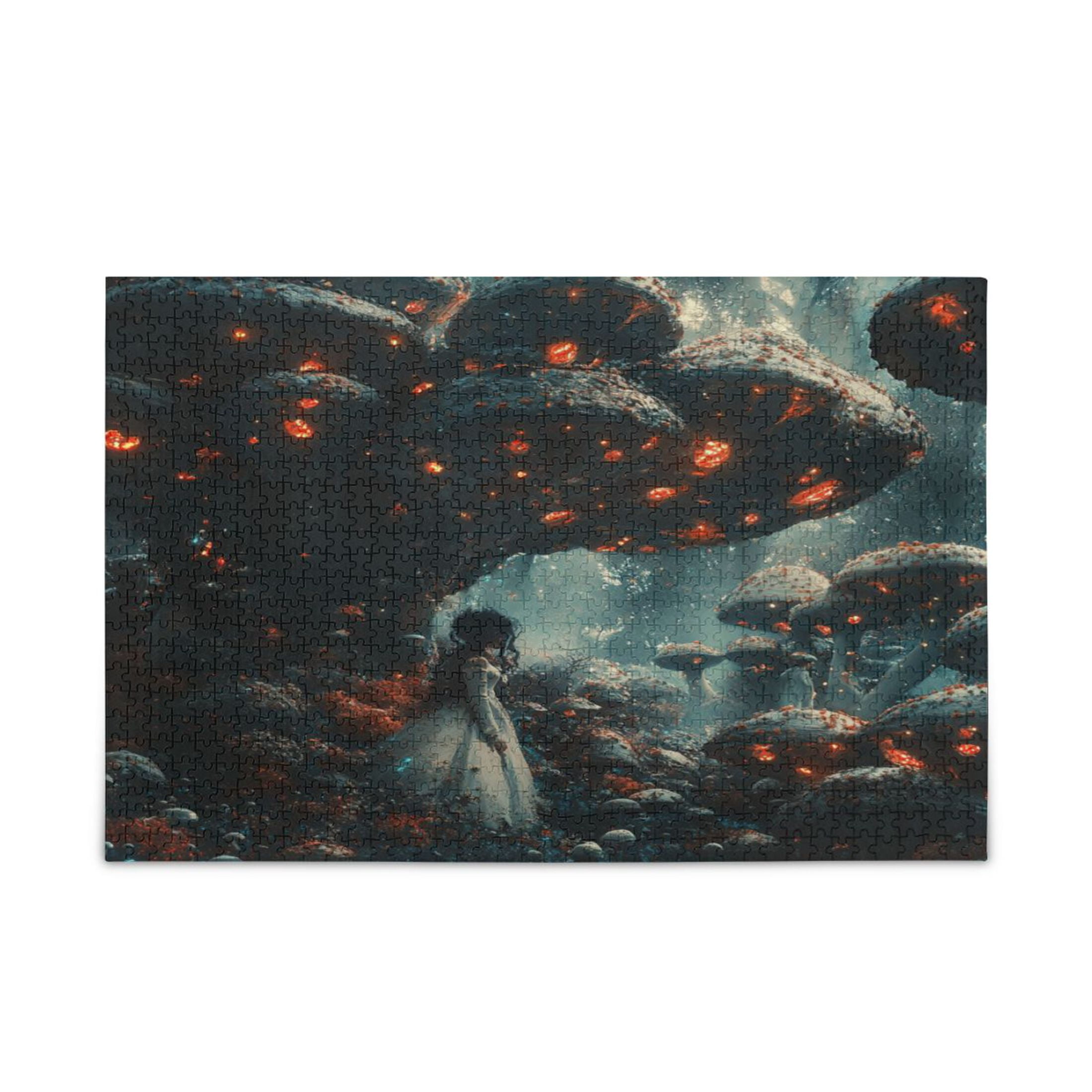 WOBOGO Shaped Like A Mushroom Puzzle Challenge 1000 Piece Jigsaw ...