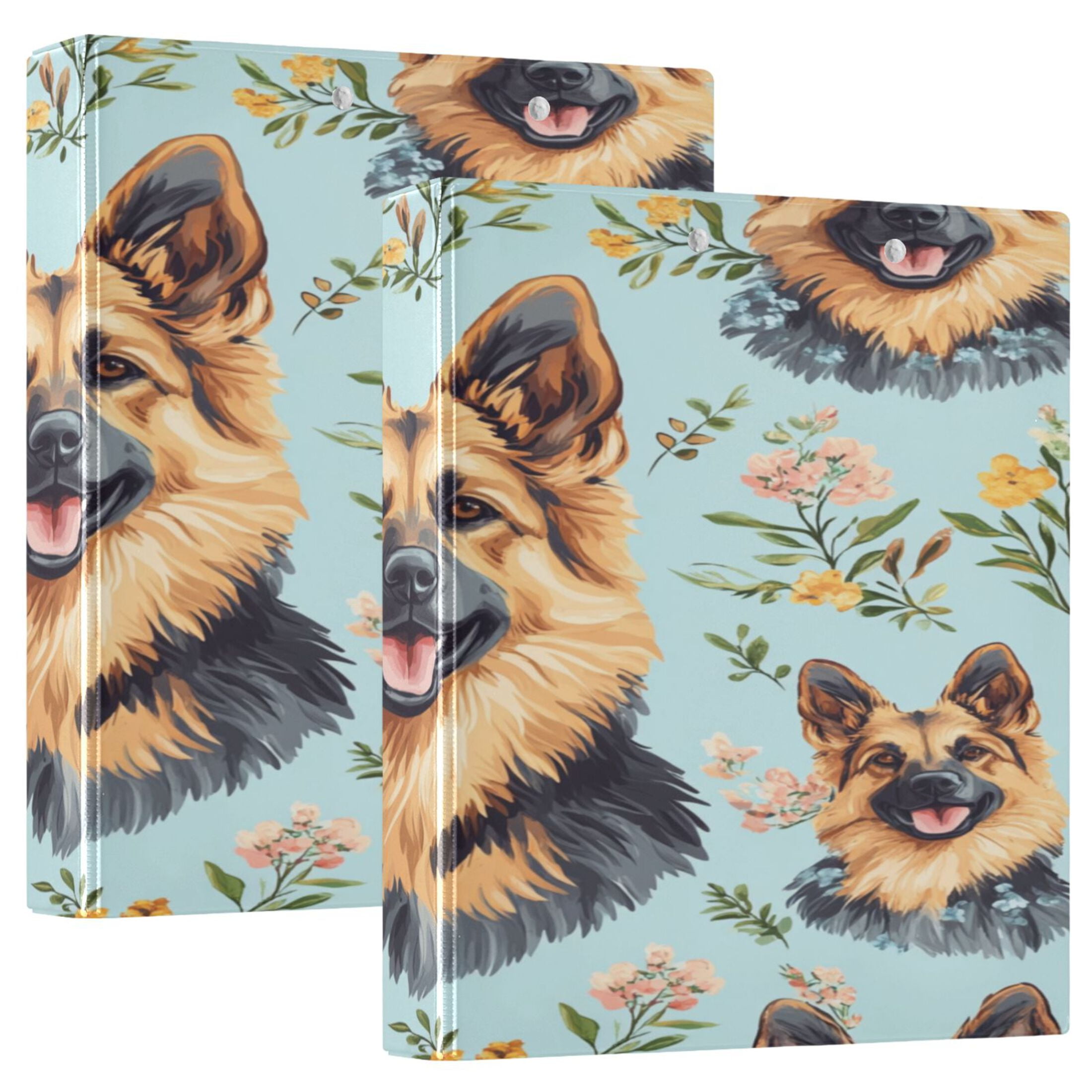 WOBOGO Shepherd Dog File Folders Extra Large Capacity to Hold 200 ...