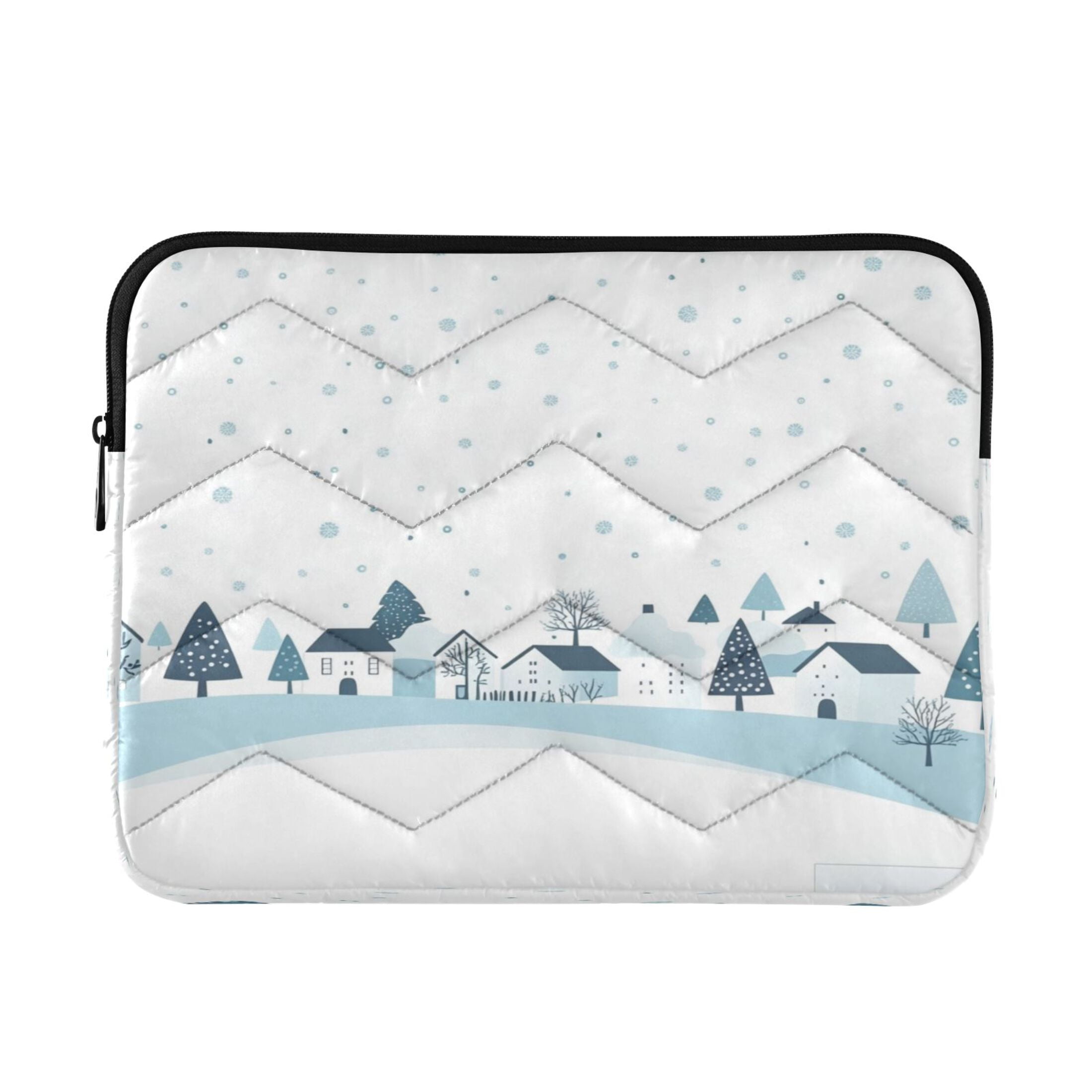 WOBOGO Simple Winter Laptop Sleeve 15.7 inch Lightweight Zipper Design ...