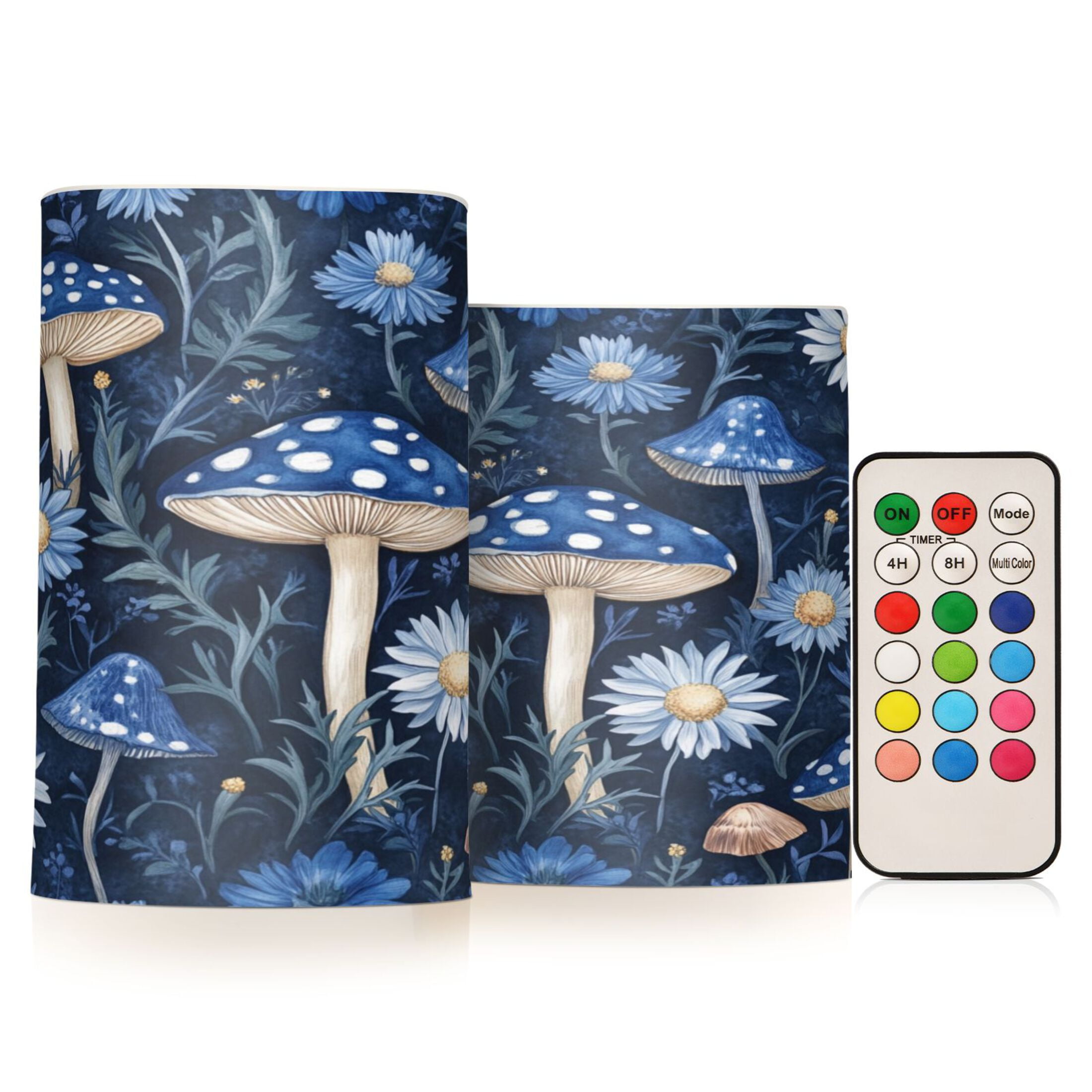 WOBOGO Size Combo Candle Flickering Flameless with Remote Control and ...