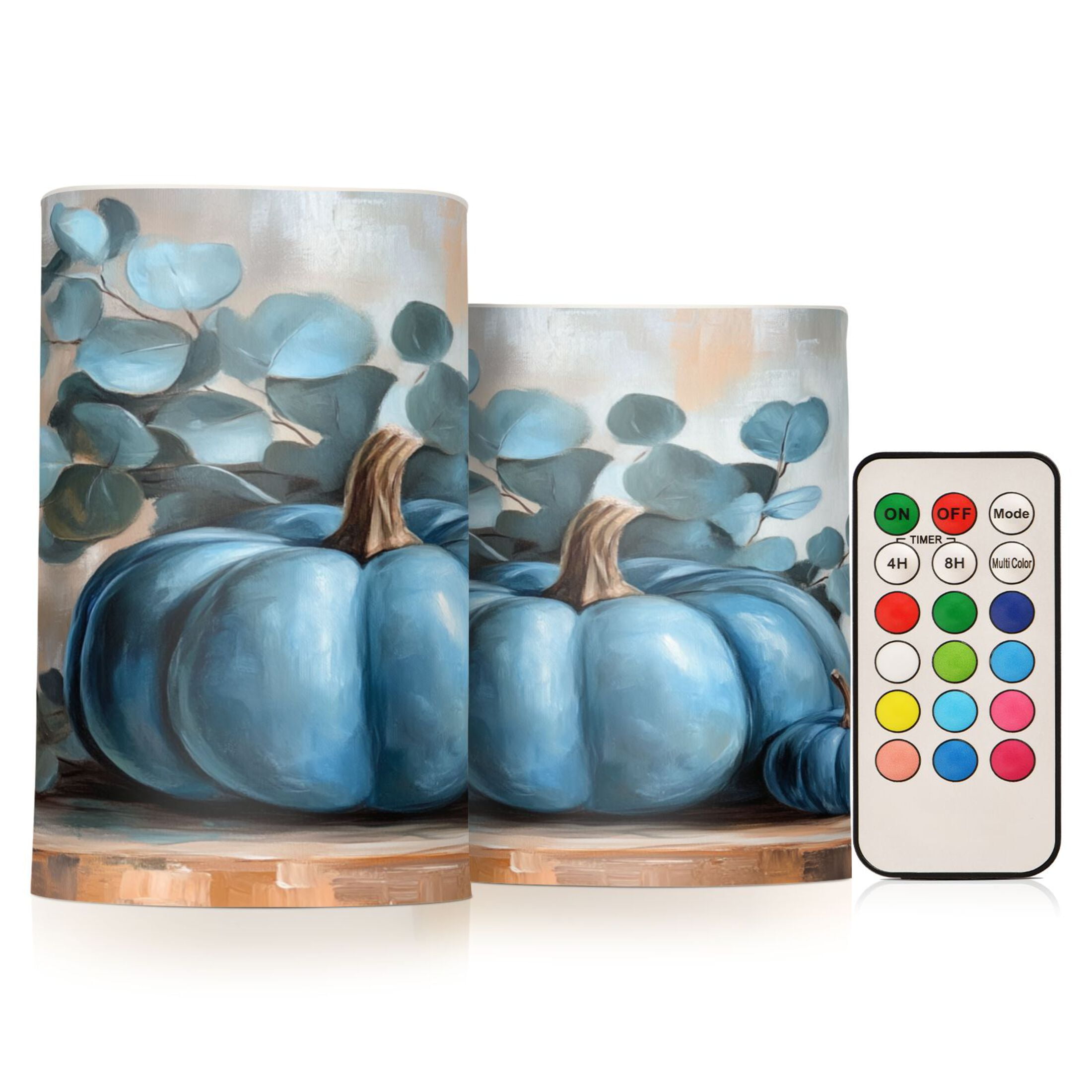 WOBOGO Size Combo Candle Flickering Flameless with Remote Control and ...