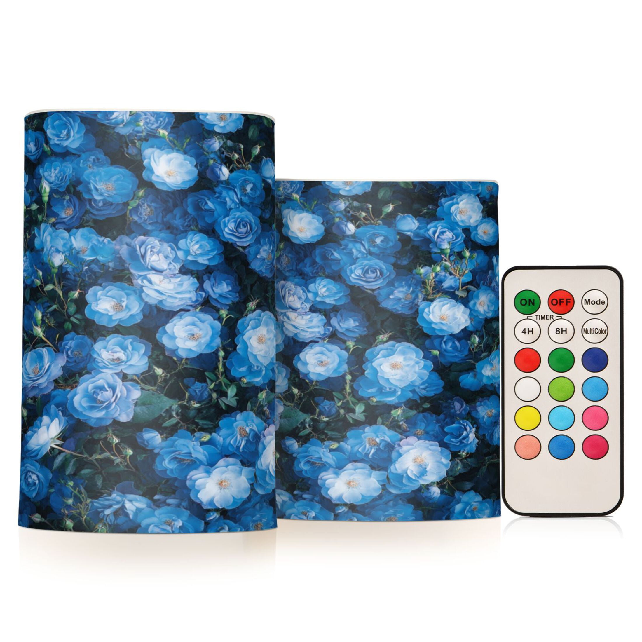 WOBOGO Size Combo Candle Flickering Flameless with Remote Control and ...