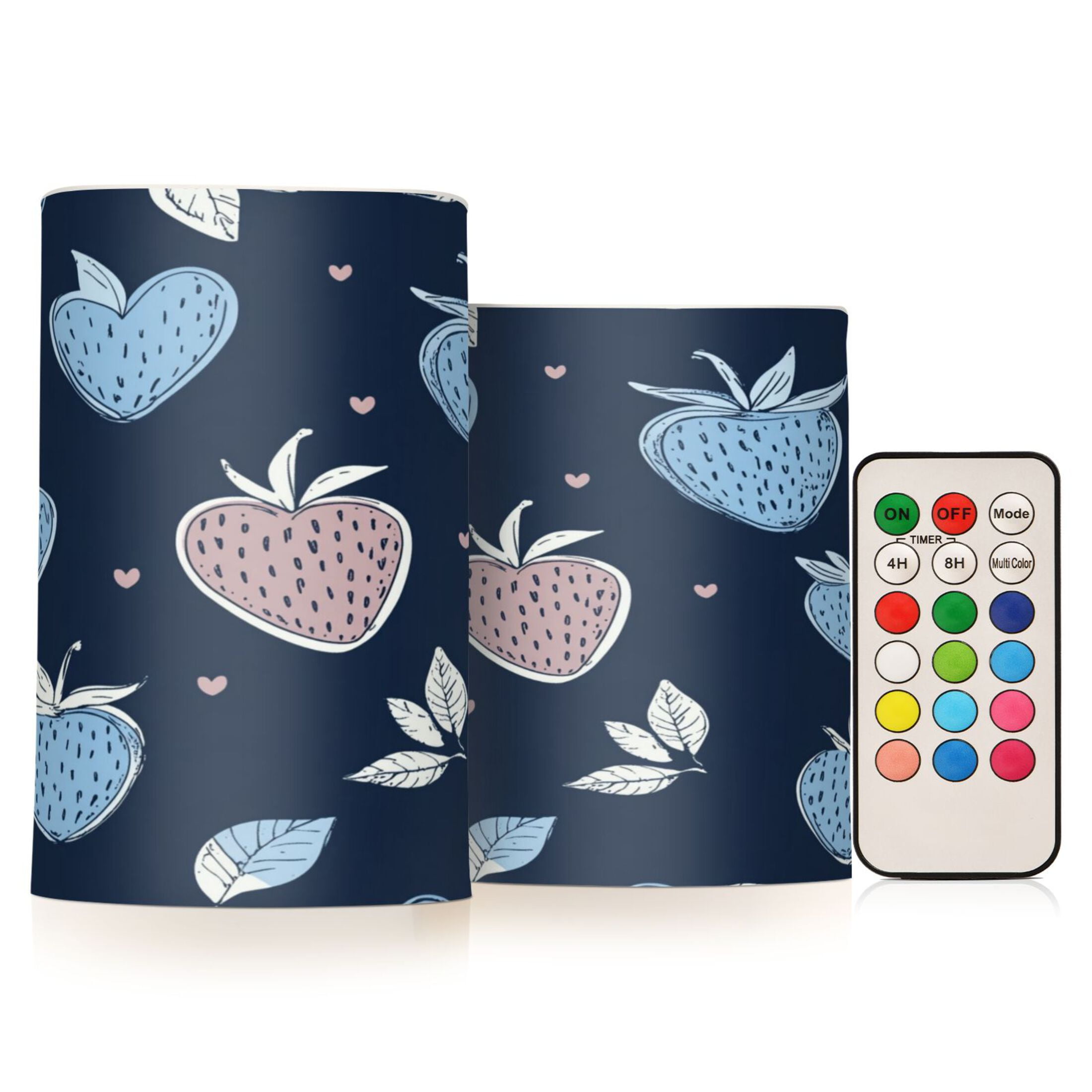 WOBOGO Size Combo Candle Flickering Flameless with Remote Control and ...