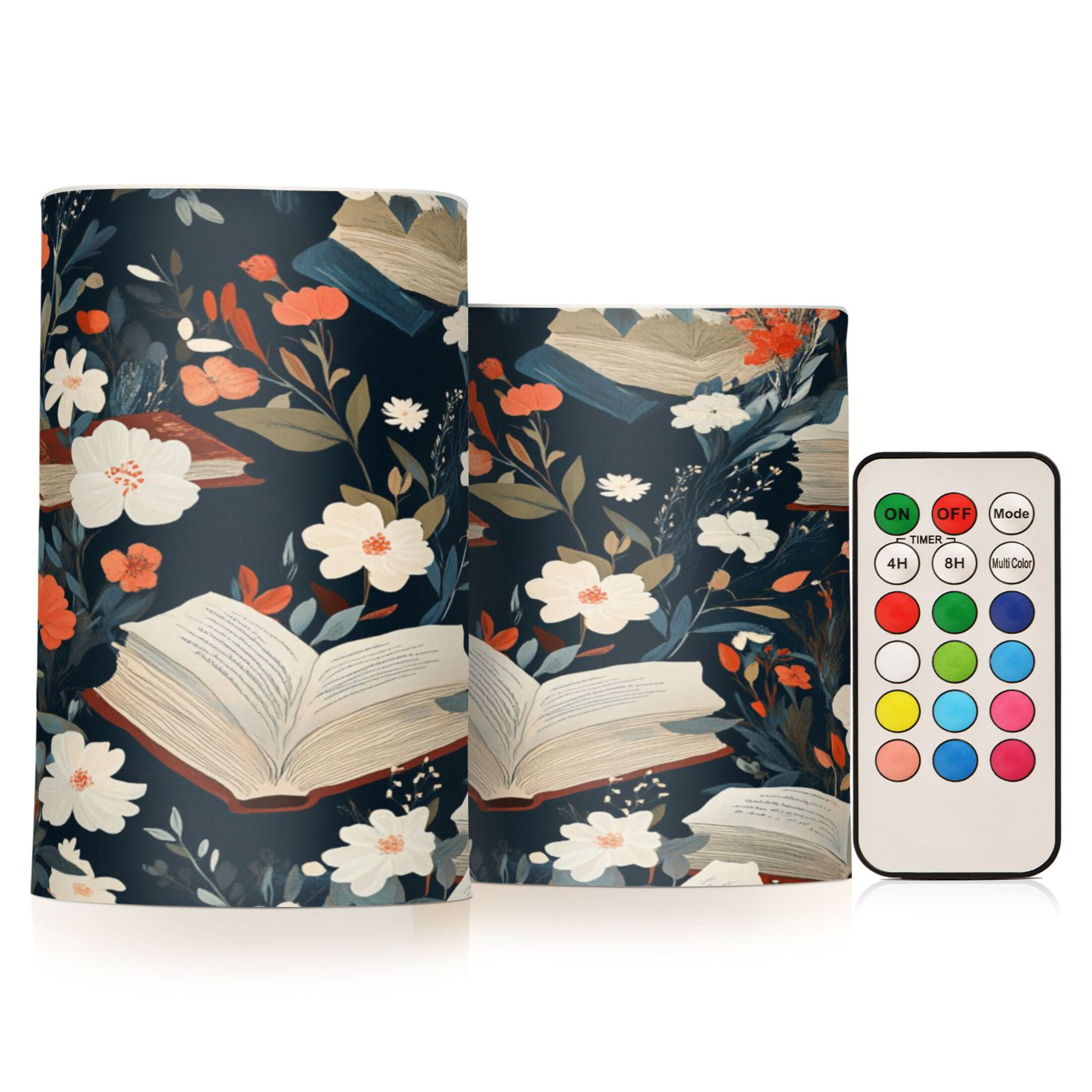 WOBOGO Size Combo Candle Flickering Flameless with Remote Control and ...