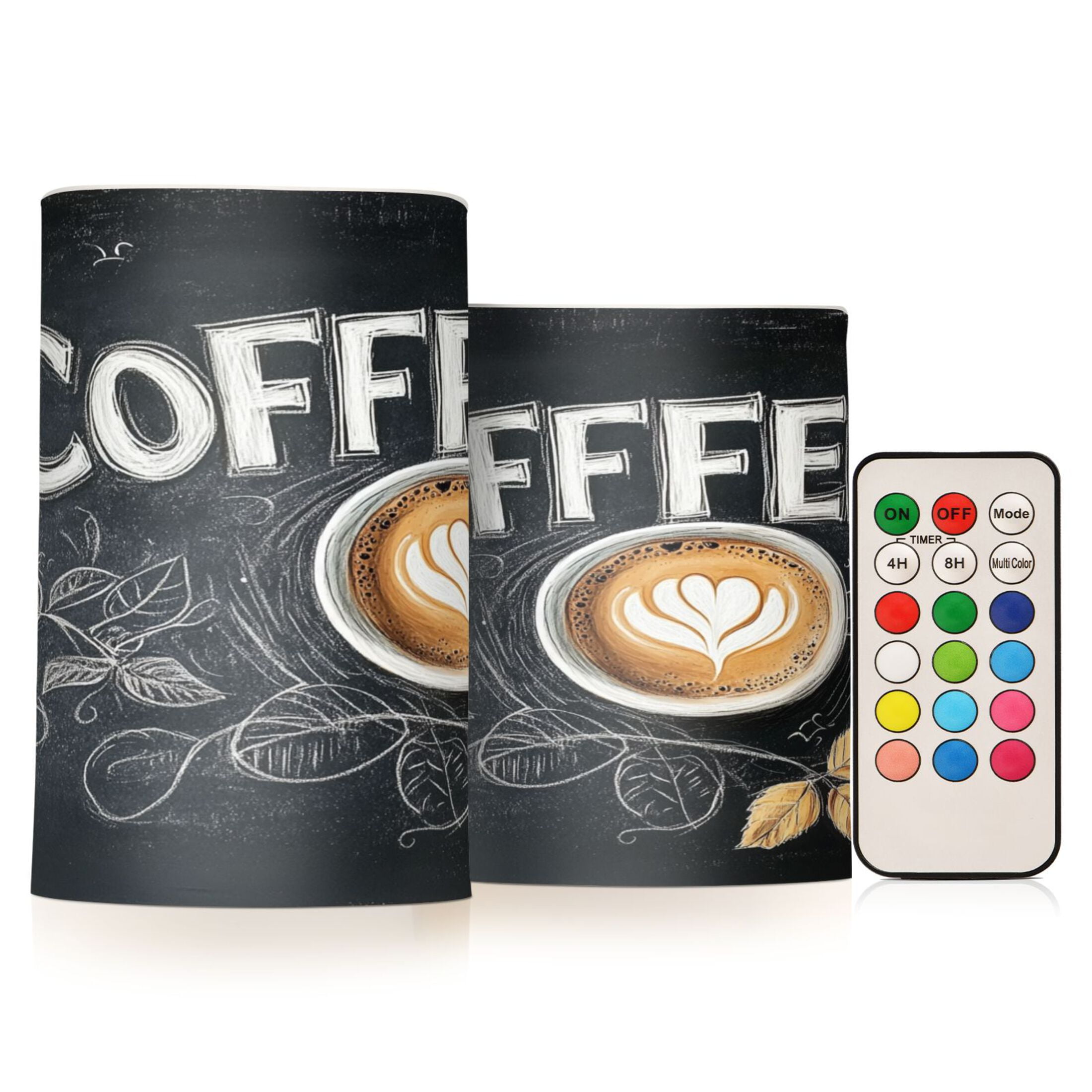 WOBOGO Size Combo Candle Flickering Flameless with Remote Control and ...
