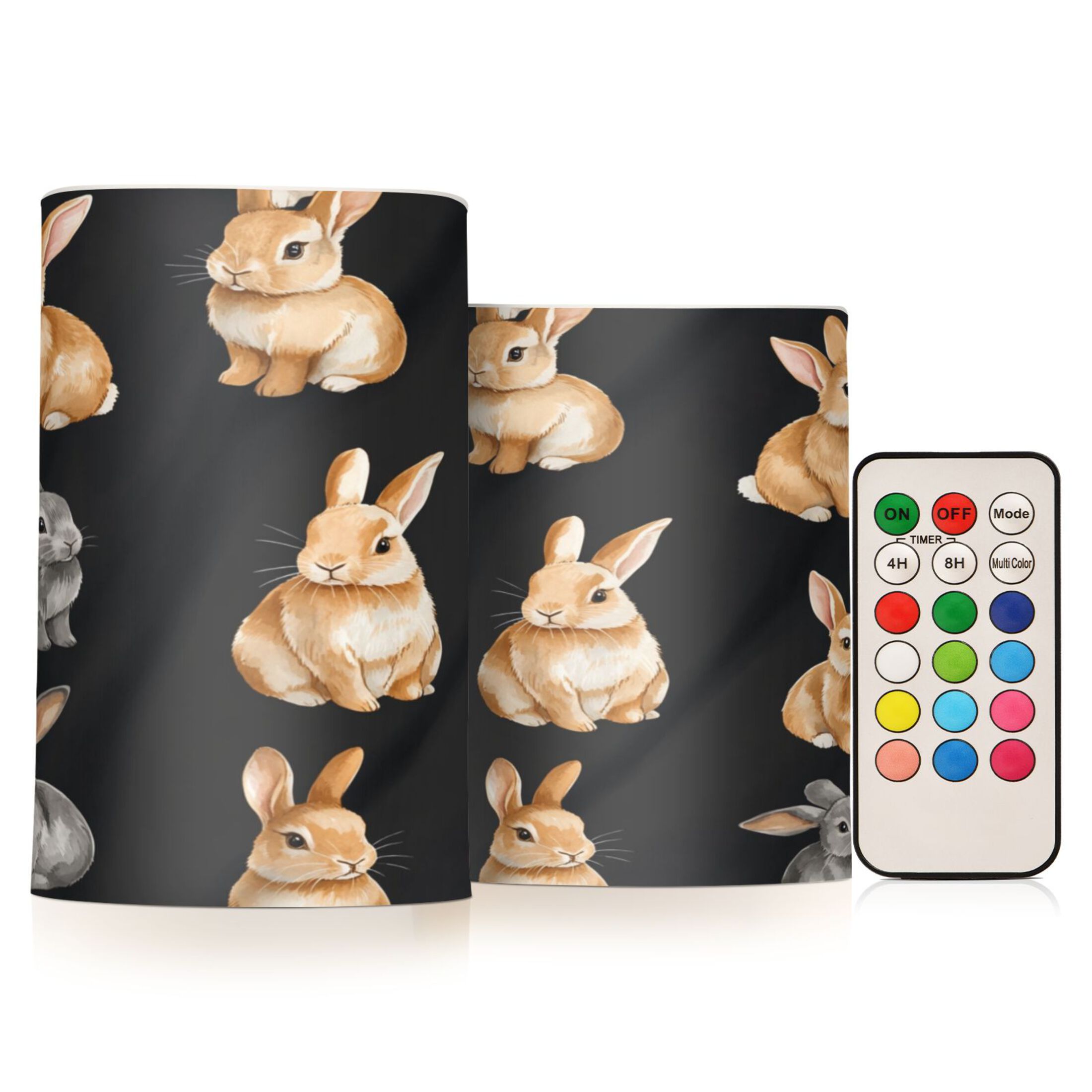 WOBOGO Size Combo Candle Flickering Flameless with Remote Control and Timer for Romantic ...