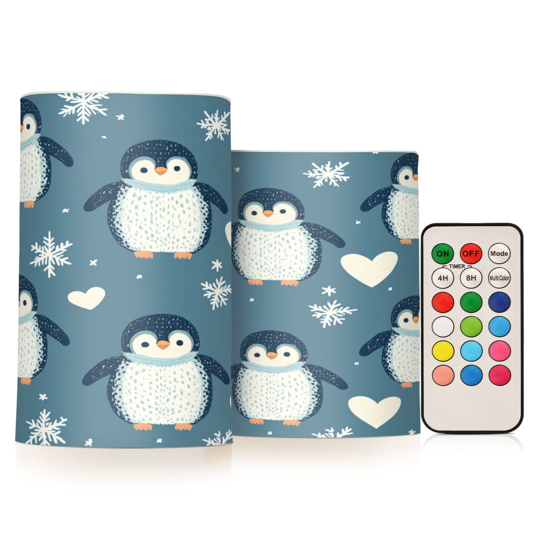 WOBOGO Size Combo Candle Flickering Flameless with Remote Control and ...