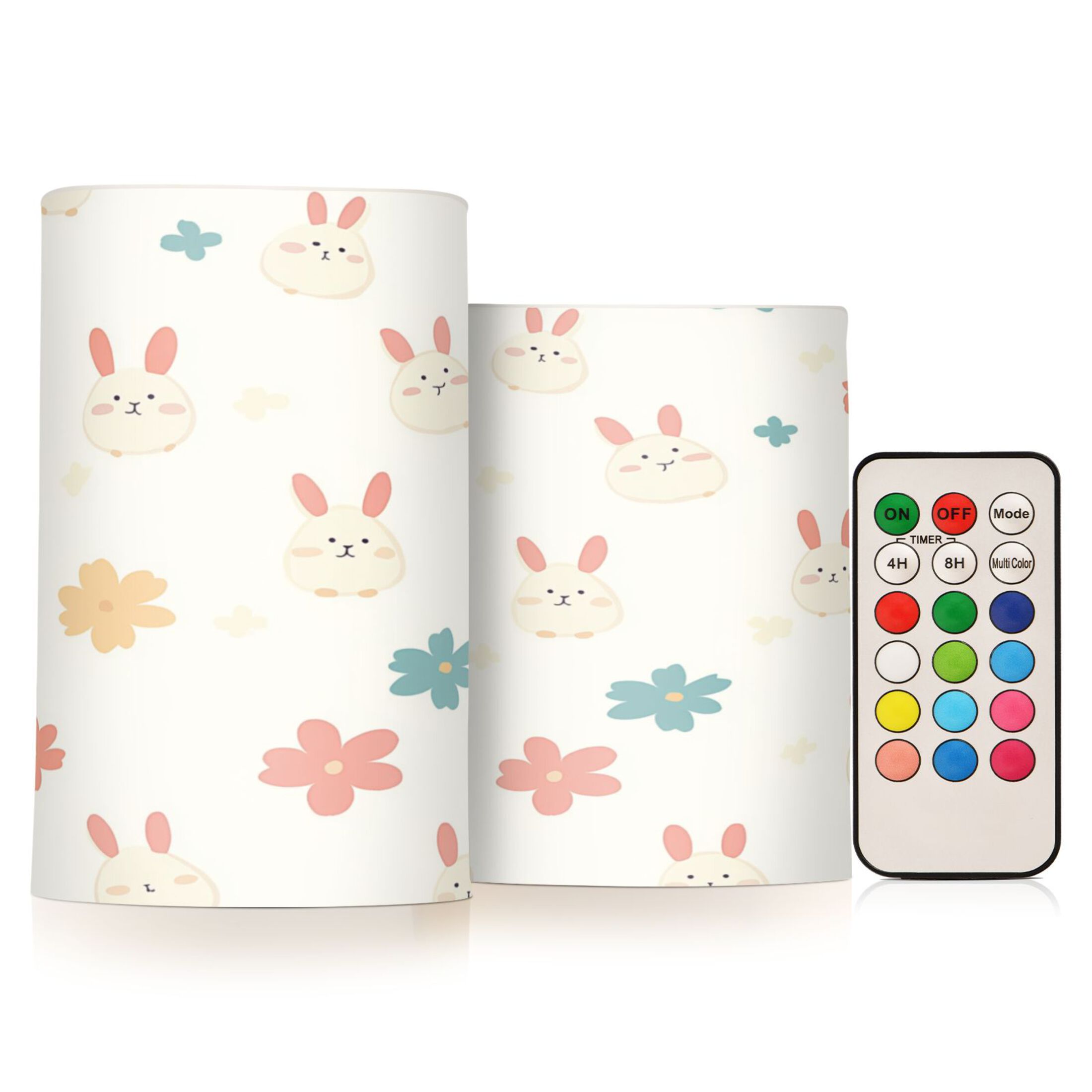 WOBOGO Size Combo Candle Flickering Flameless with Remote Control and Timer for Romantic ...