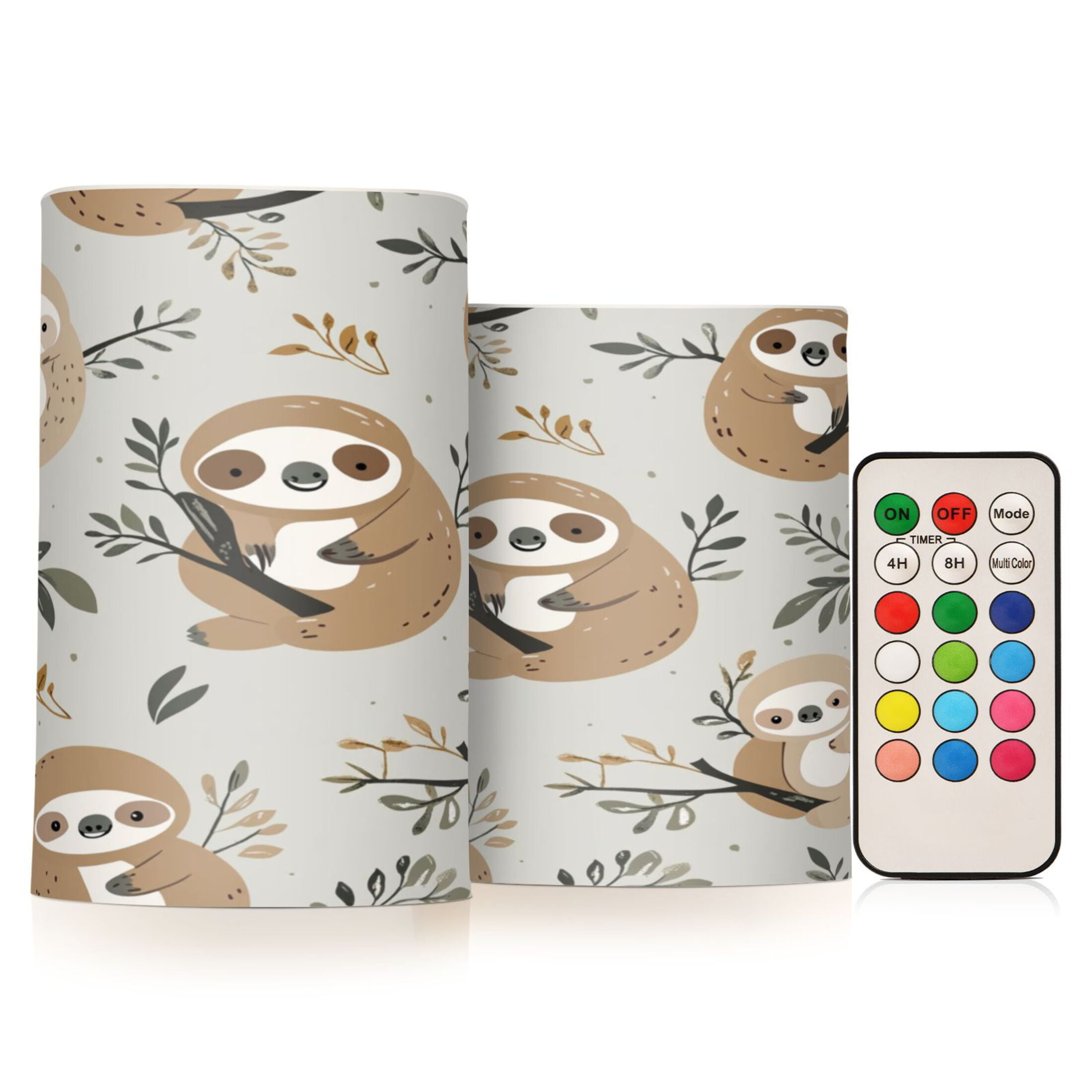 WOBOGO Size Combo Candle Flickering Flameless with Remote Control and ...