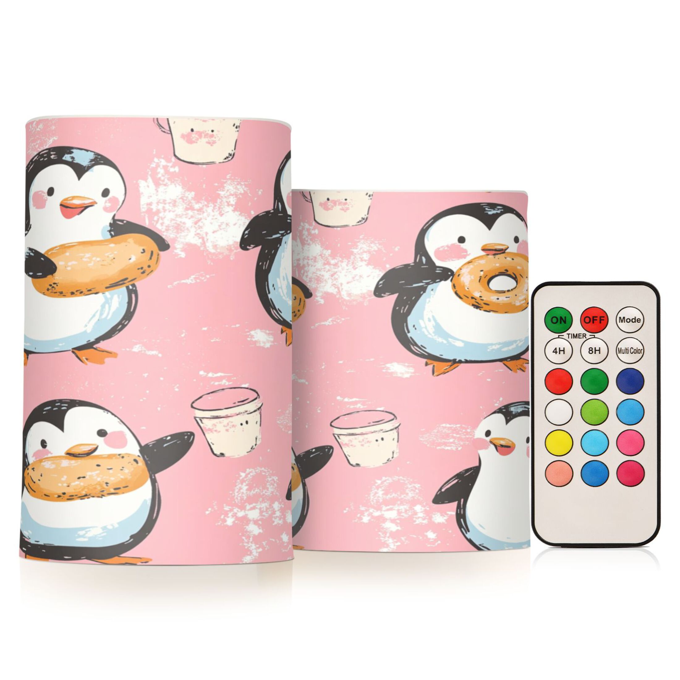 WOBOGO Size Combo Candle Flickering Flameless with Remote Control and ...