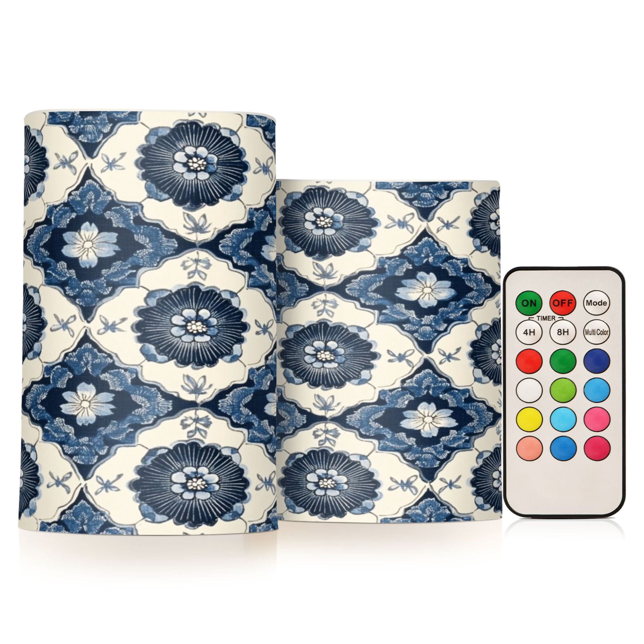 WOBOGO Size Combo Candle Flickering Flameless with Remote Control and ...
