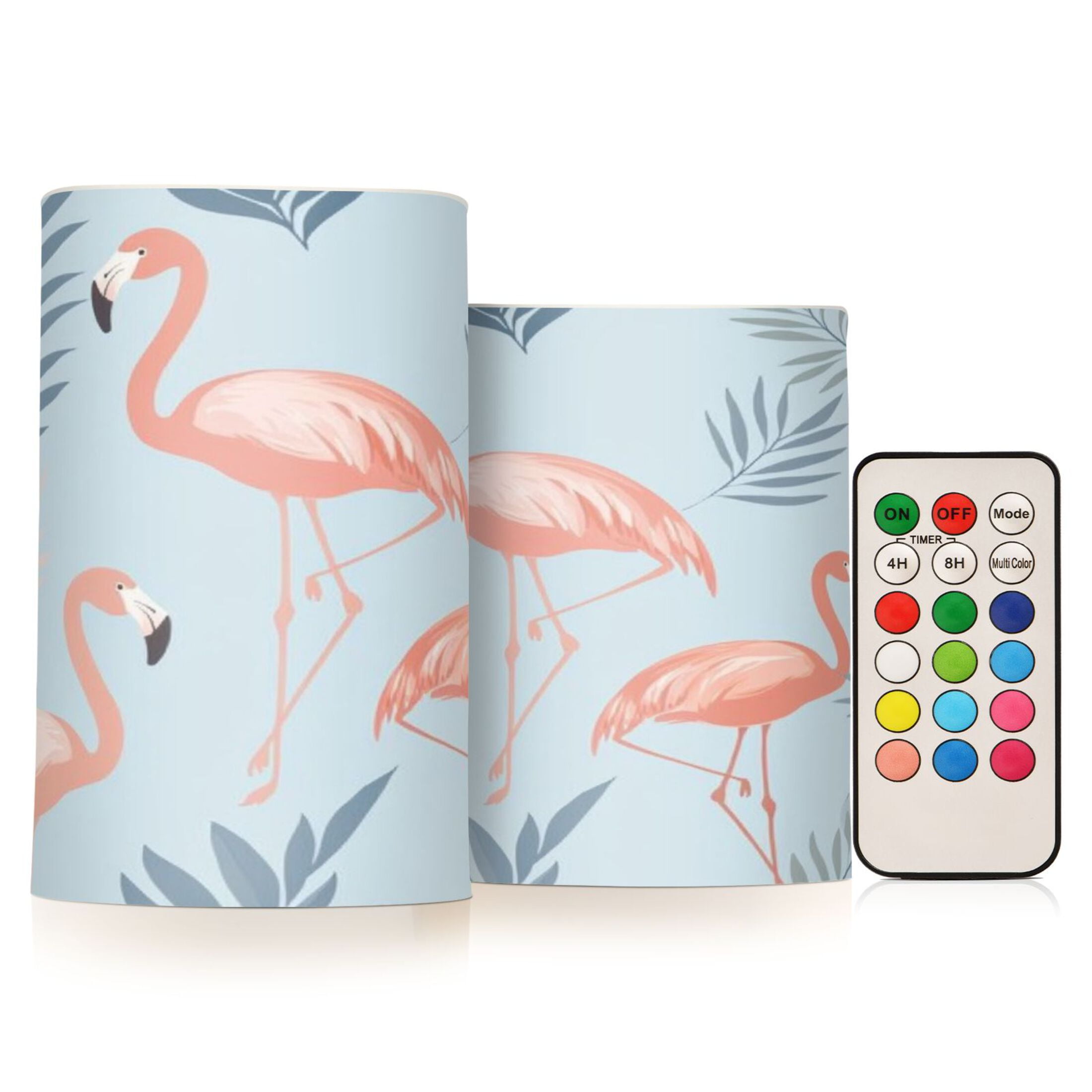 WOBOGO Size Combo Candle Flickering Flameless with Remote Control and ...