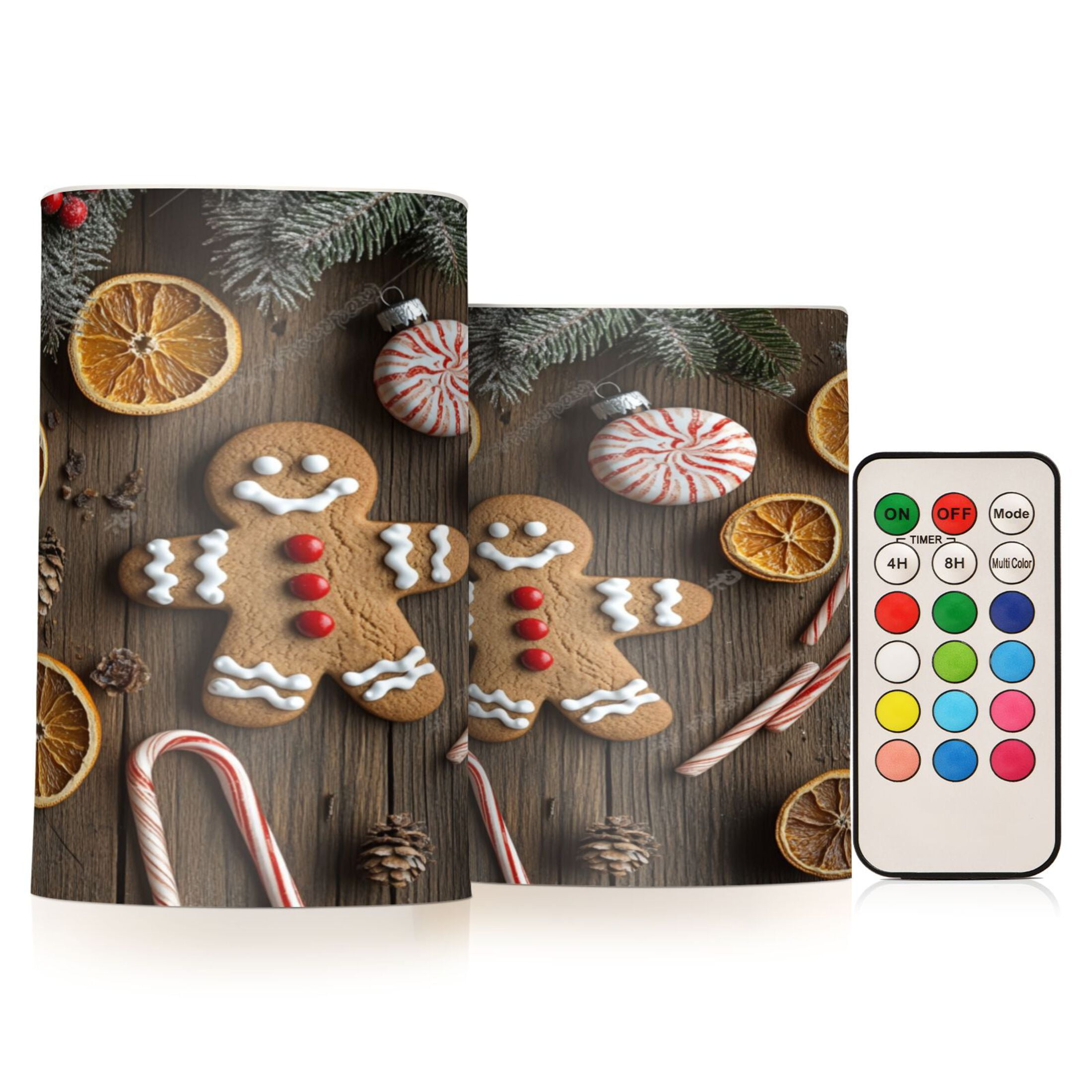 WOBOGO Size Combo Candle Flickering Flameless with Remote Control and ...