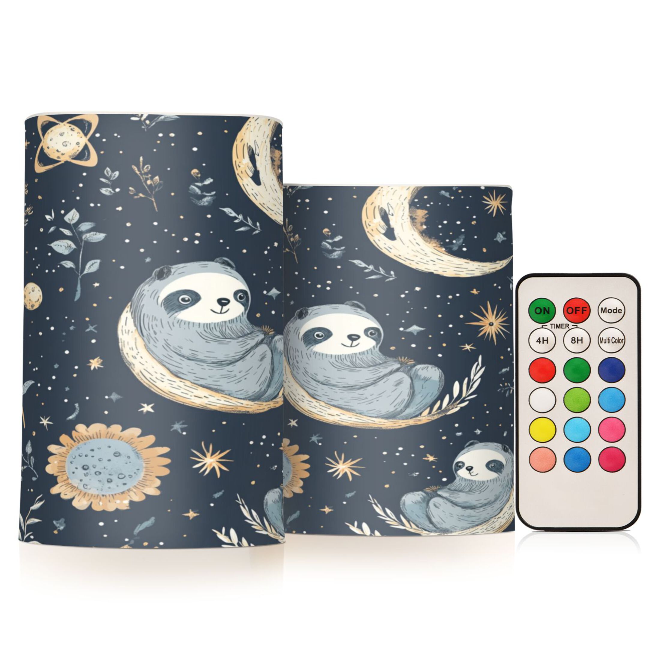 WOBOGO Size Combo Candle Flickering Flameless with Remote Control and ...