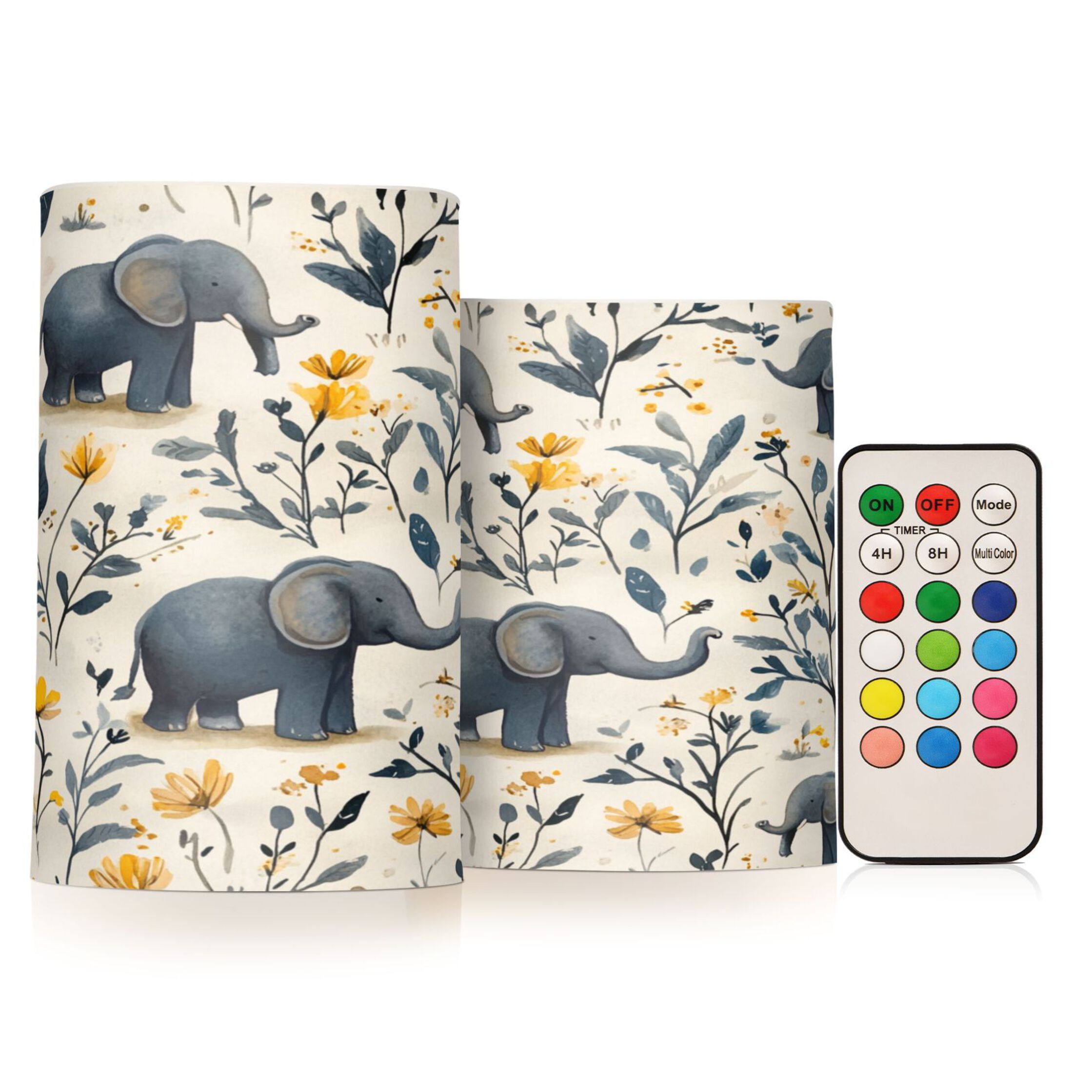 WOBOGO Size Combo Candle Flickering Flameless with Remote Control and ...