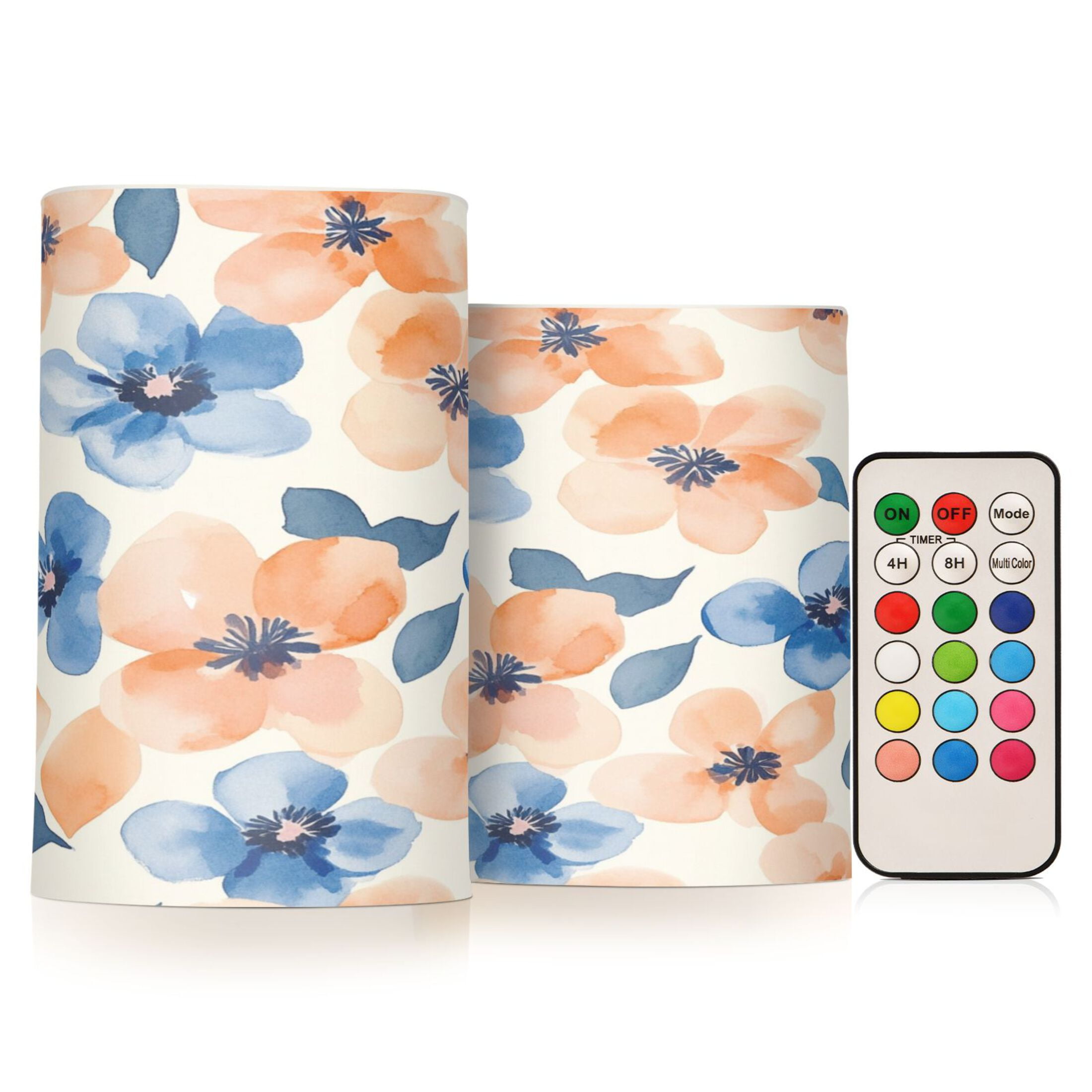 WOBOGO Size Combo Candle Flickering Flameless with Remote Control and ...