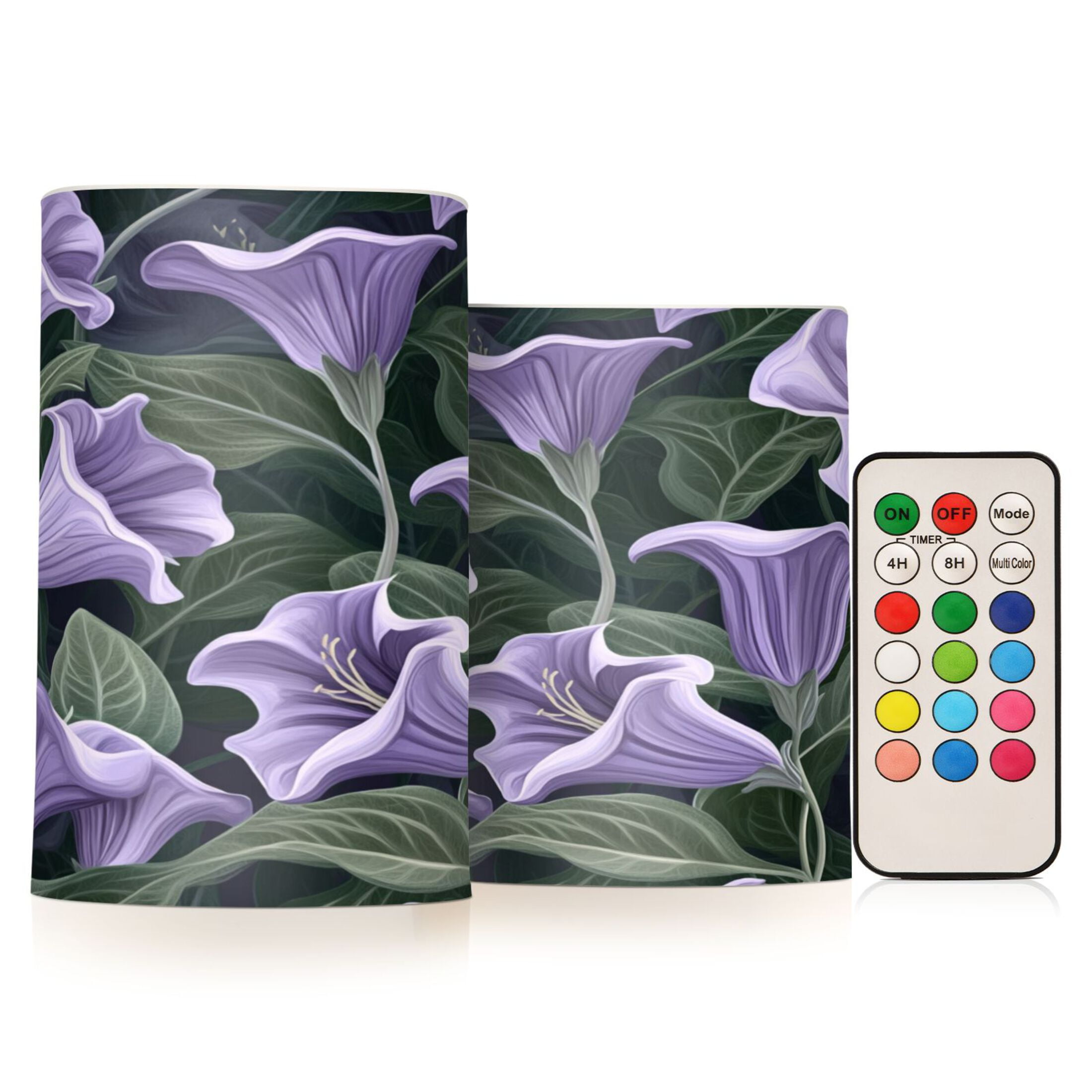 WOBOGO Size Combo Candle Flickering Flameless with Remote Control and ...