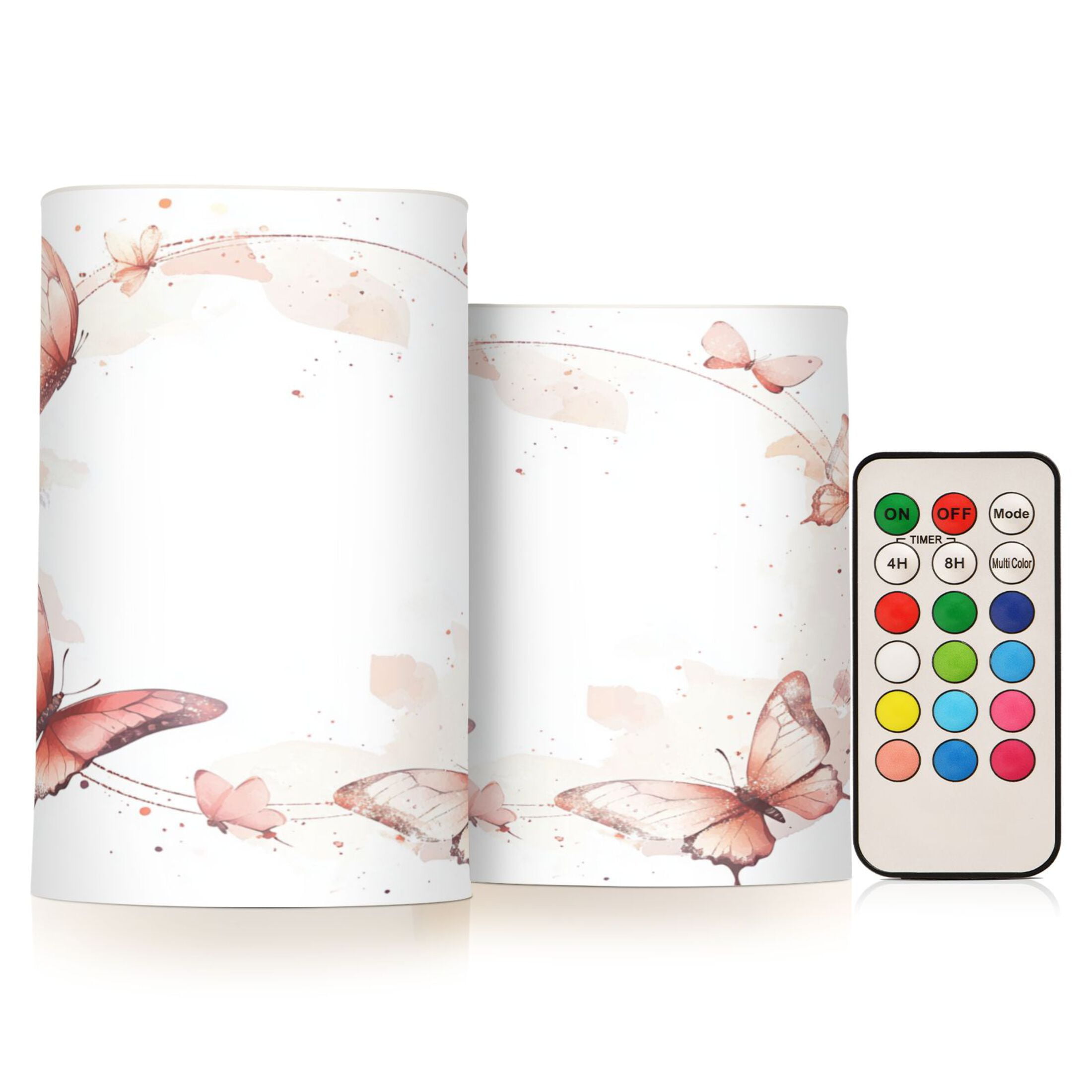 WOBOGO Size Combo Candle Flickering Flameless with Remote Control and ...