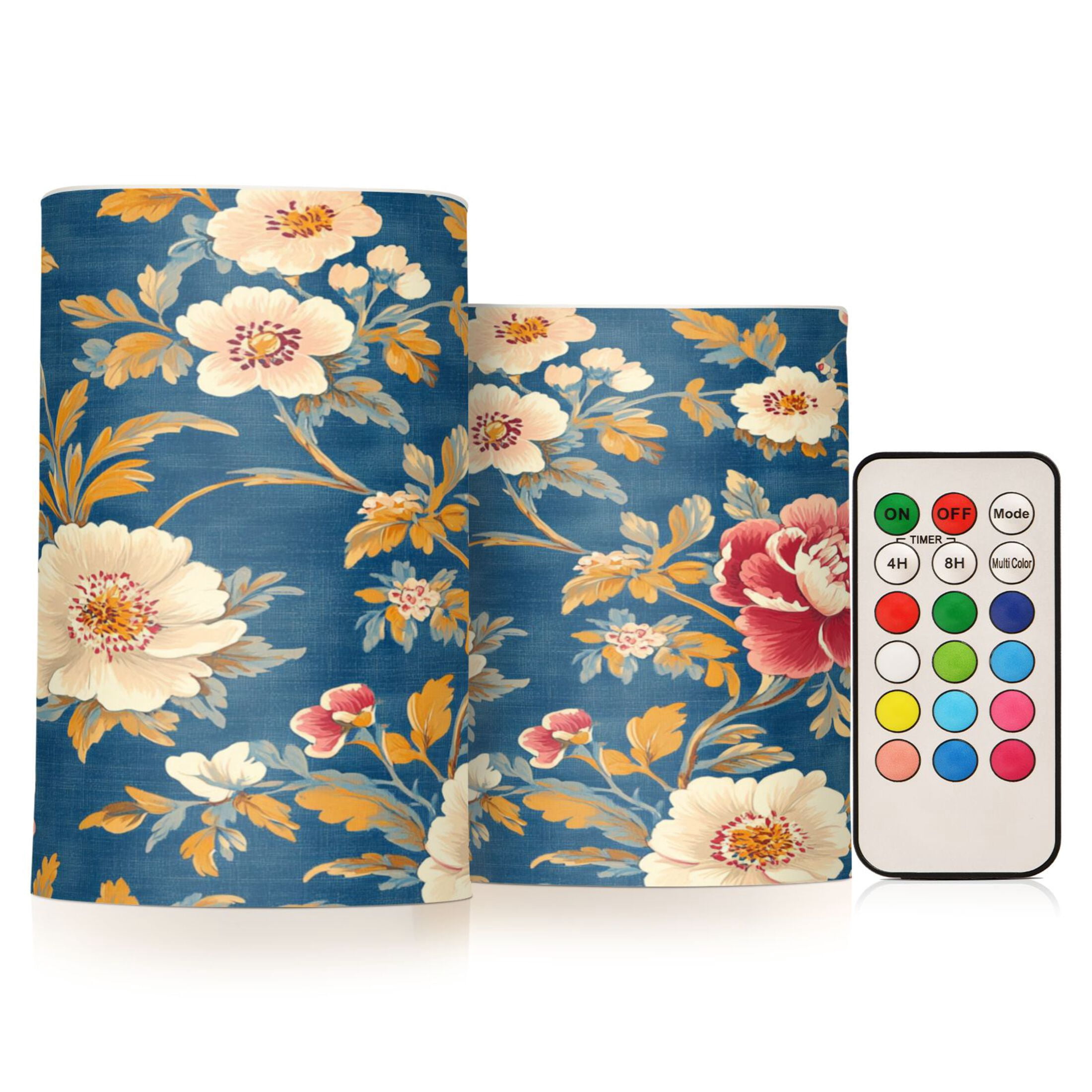 WOBOGO Size Combo Candle Flickering Flameless with Remote Control and ...