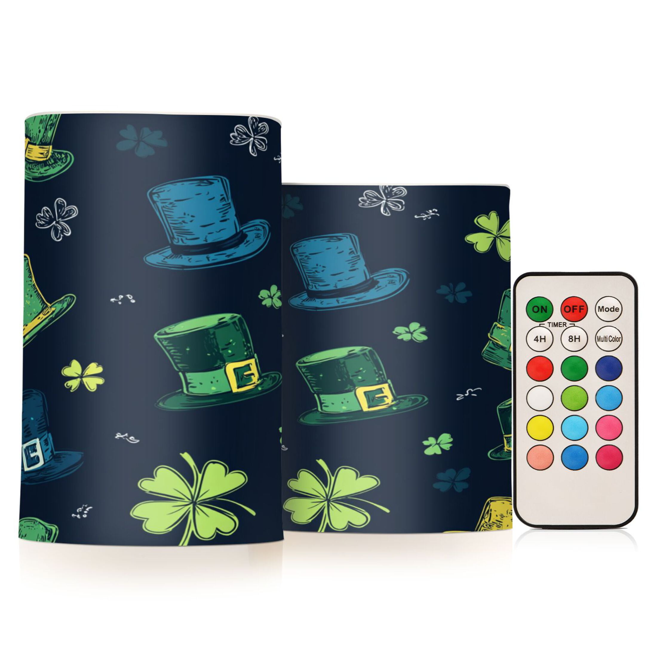 WOBOGO Size Combo Candle Flickering Flameless with Remote Control and ...