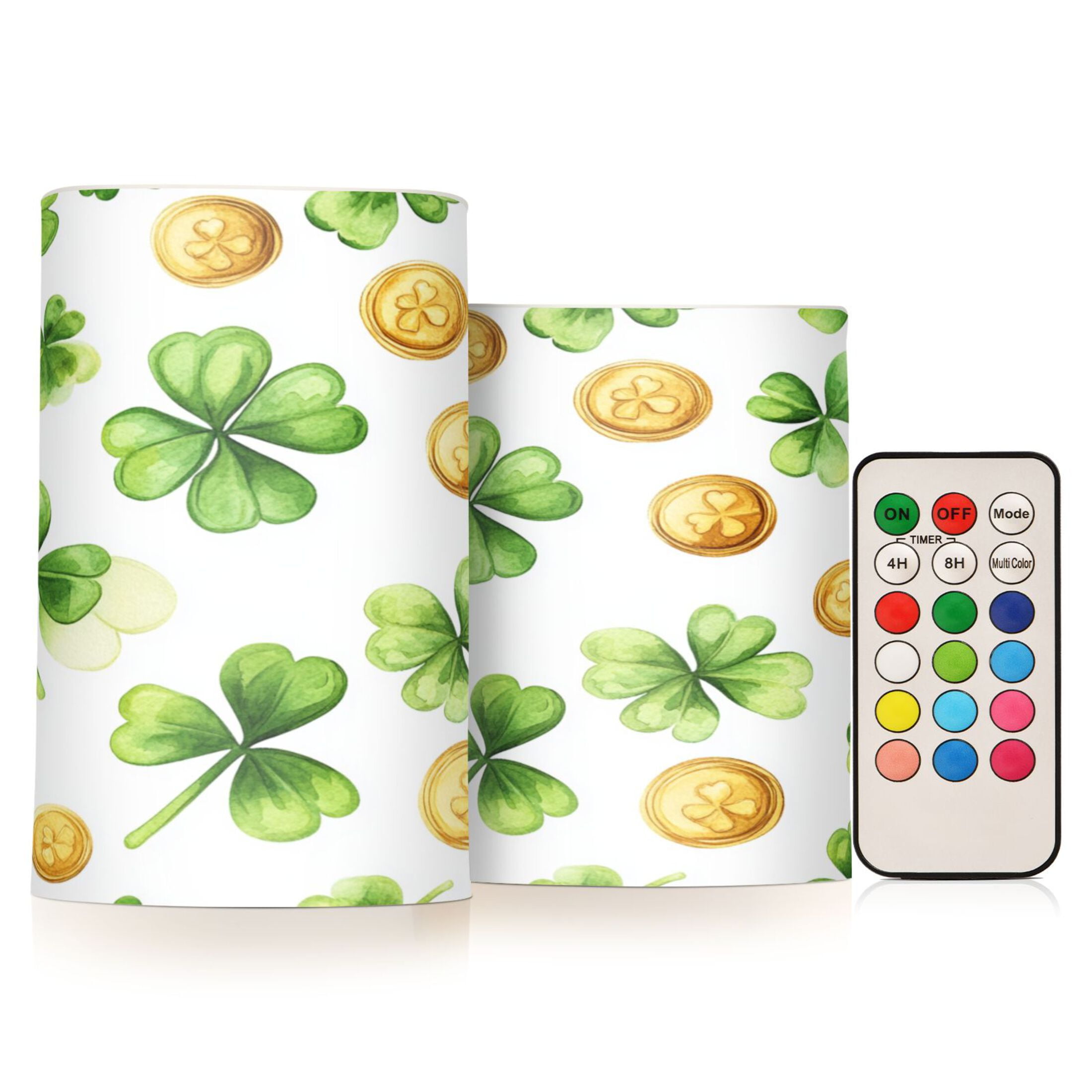 WOBOGO Size Combo Candle Flickering Flameless with Remote Control and ...