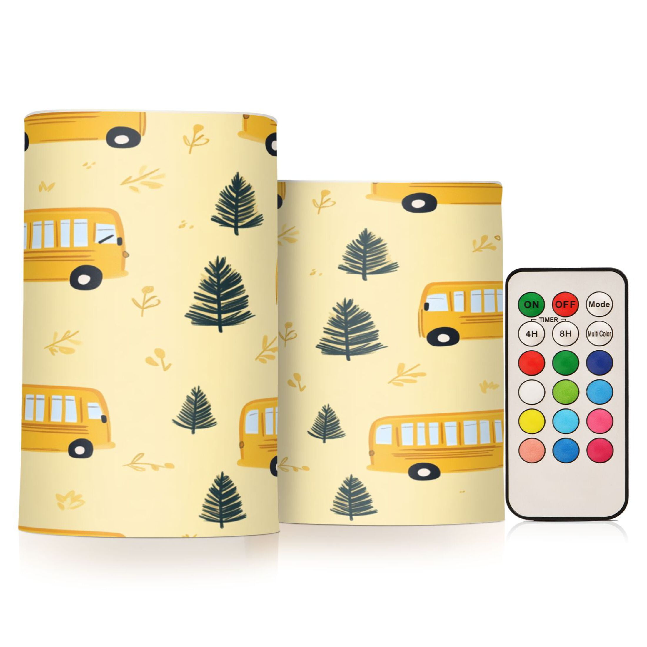 WOBOGO Size Combo Candle Flickering Flameless with Remote Control and ...