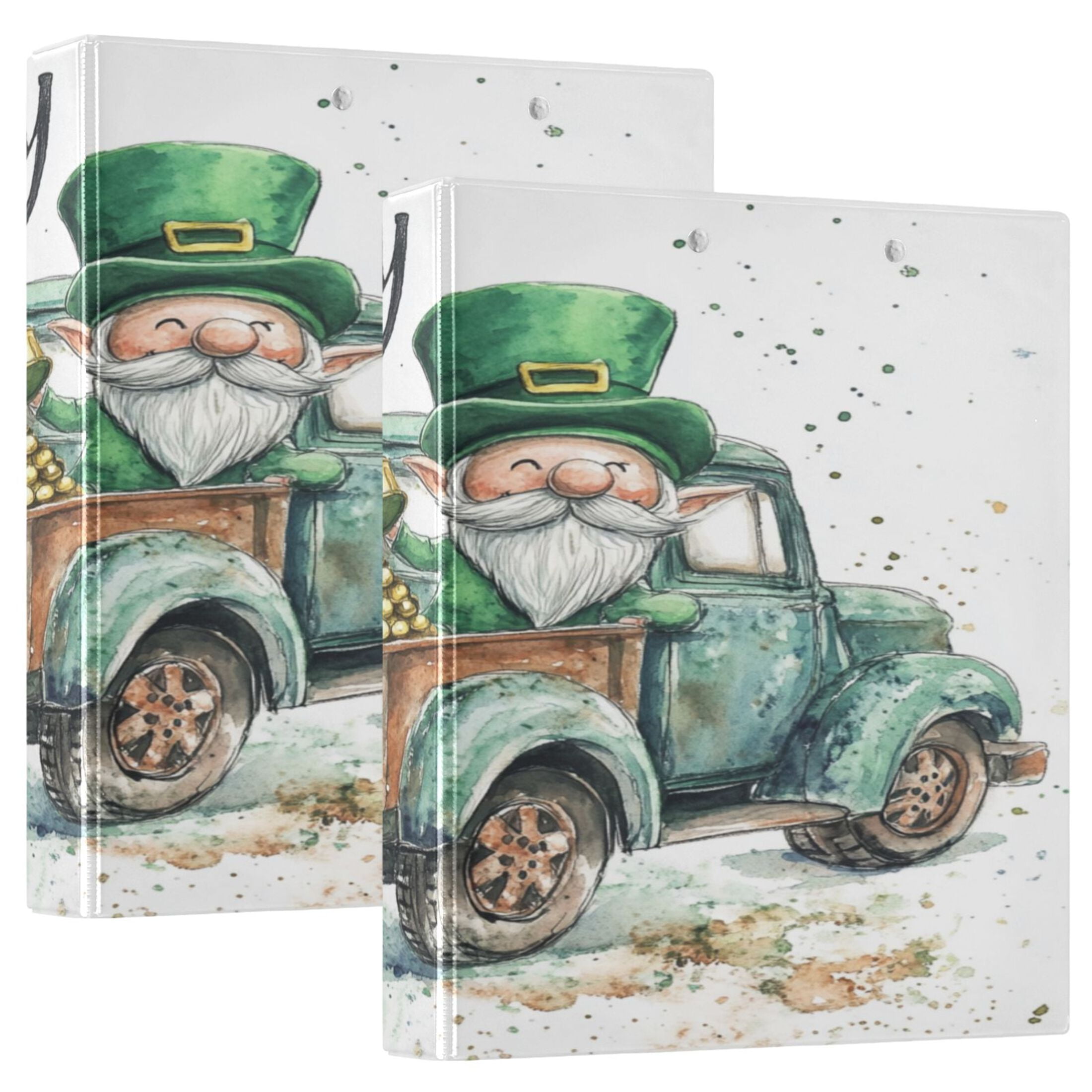 WOBOGO St Patricks Day Lucky Car File Folders Extra Large Capacity to ...