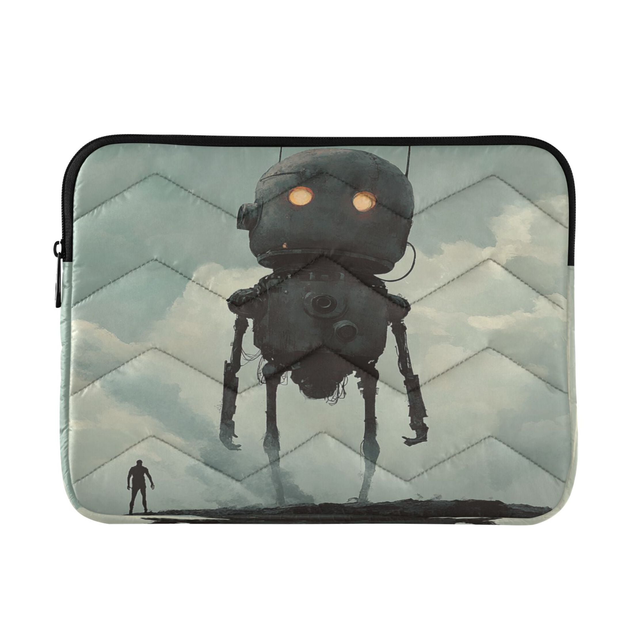 WOBOGO Tall Digital Robot Laptop Sleeve 13.4 inch Lightweight Zipper ...