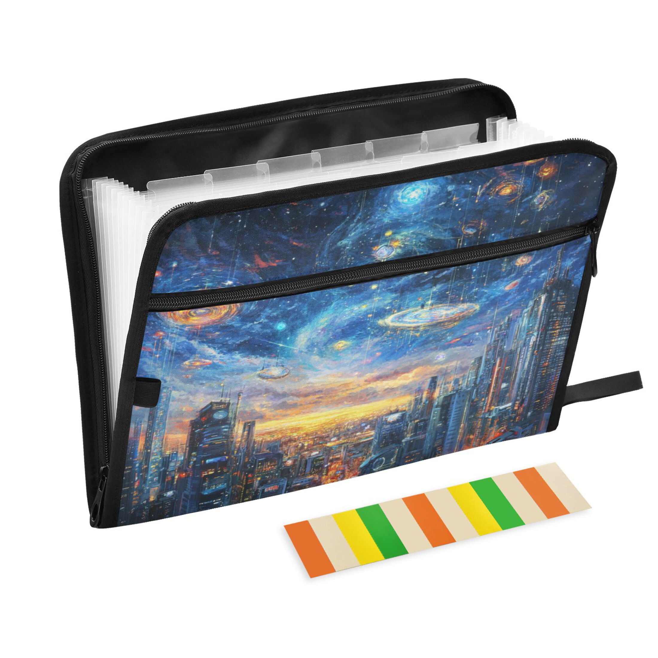 WOBOGO Techno City Expanding File Folder Letter Size Accordion Filing ...