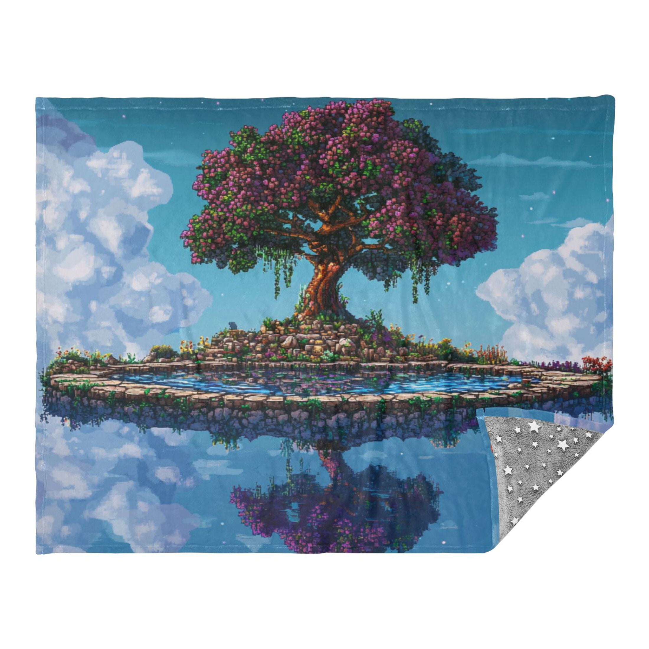 WOBOGO Terraria Style Tree Facecloth Blanket Fluorescent Effect in The ...