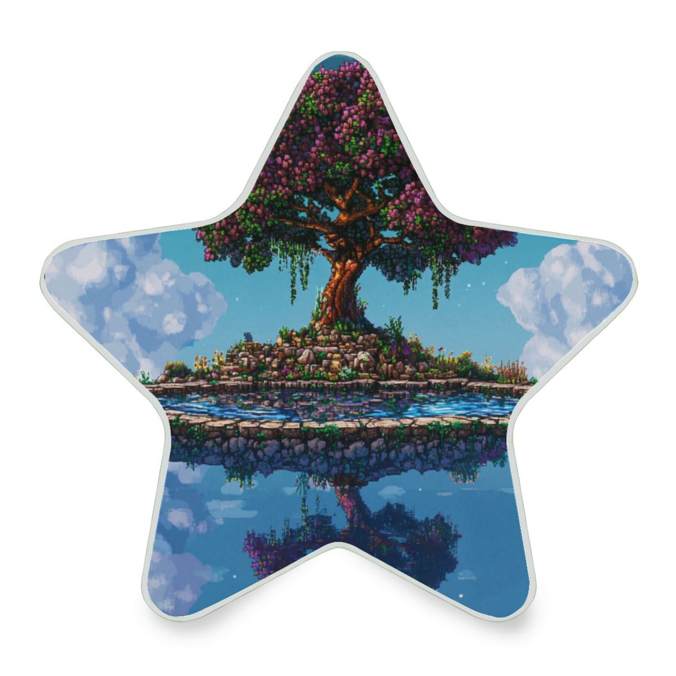 WOBOGO Terraria Style Tree LED Star Night Light 0.2 Watt Wall Plug Dusk ...