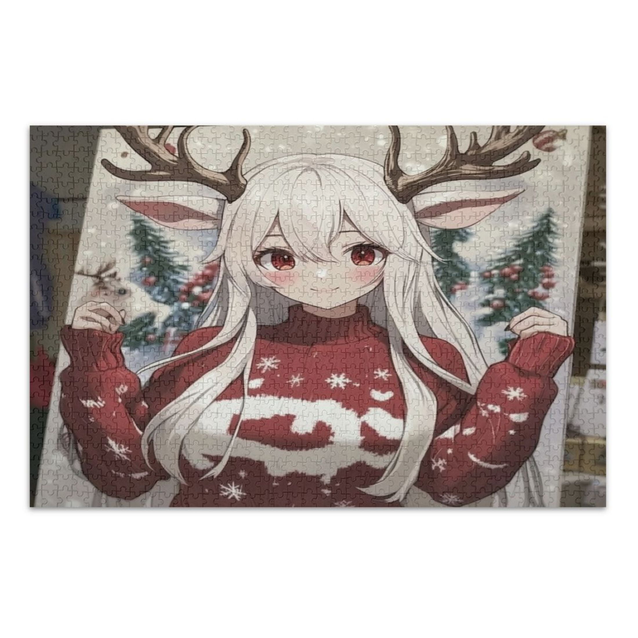 WOBOGO The Antler Lass Jigsaw Puzzle Challenge 1000 Piece Jigsaw ...