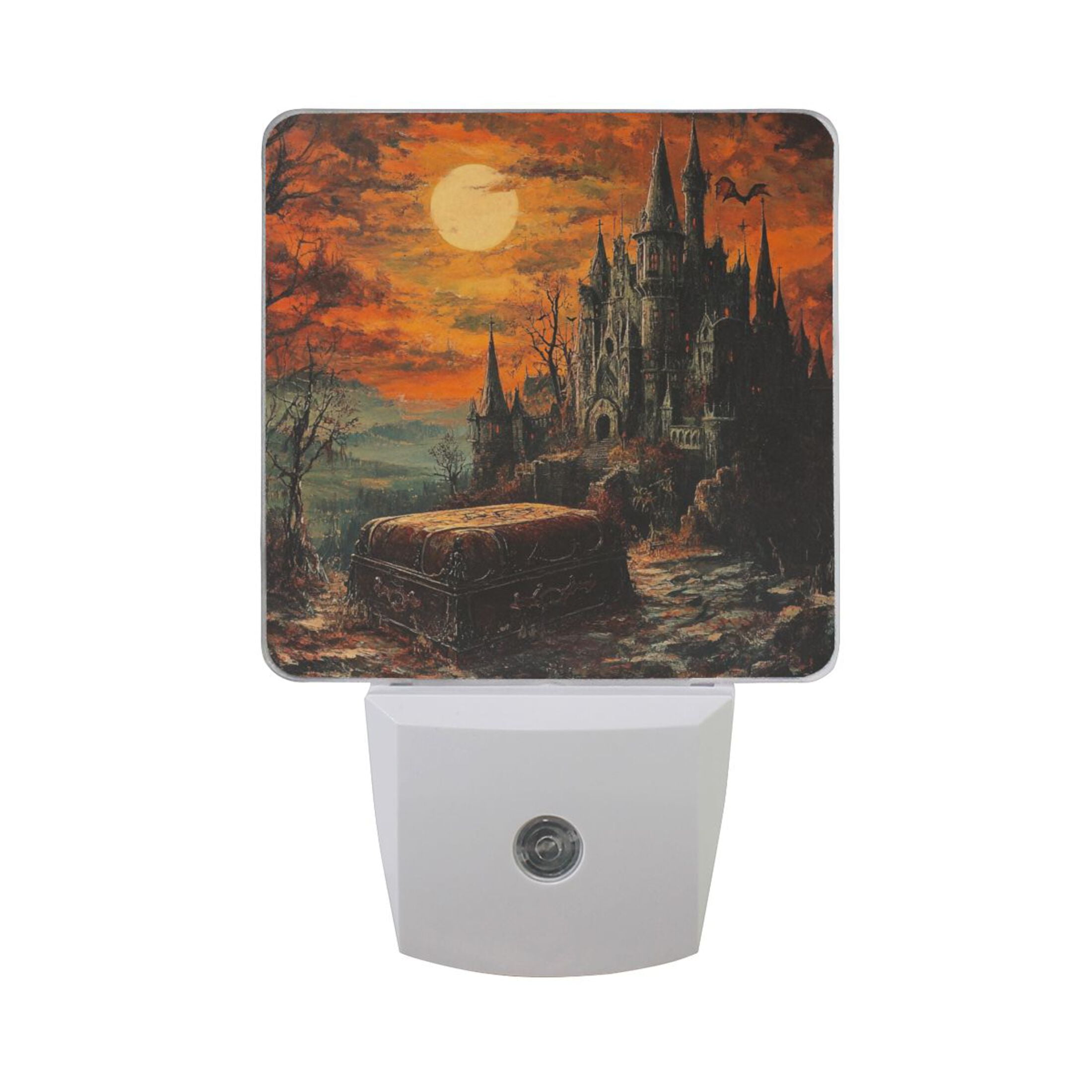 WOBOGO The Coffin Of The Vampire Count LED Night Light 2 Pcs Set 0.5 ...