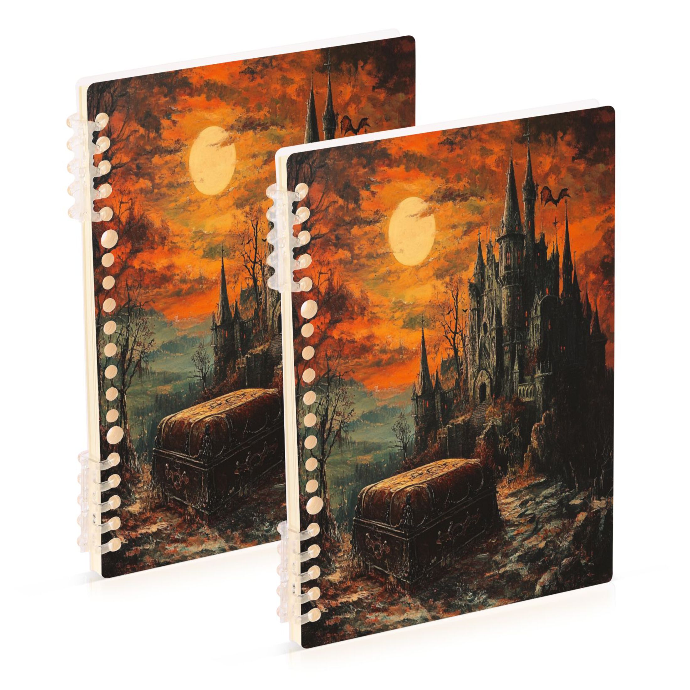 WOBOGO The Coffin Of The Vampire Count Notebook College Horizontal Grid ...