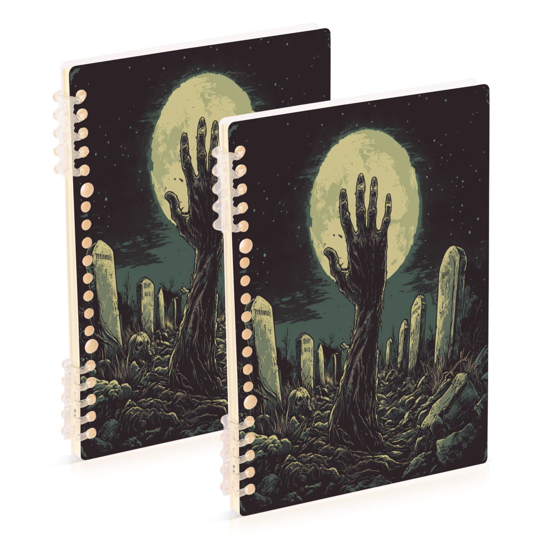 WOBOGO The Graveyard Of Horrors Notebook College Horizontal Grid Paper ...