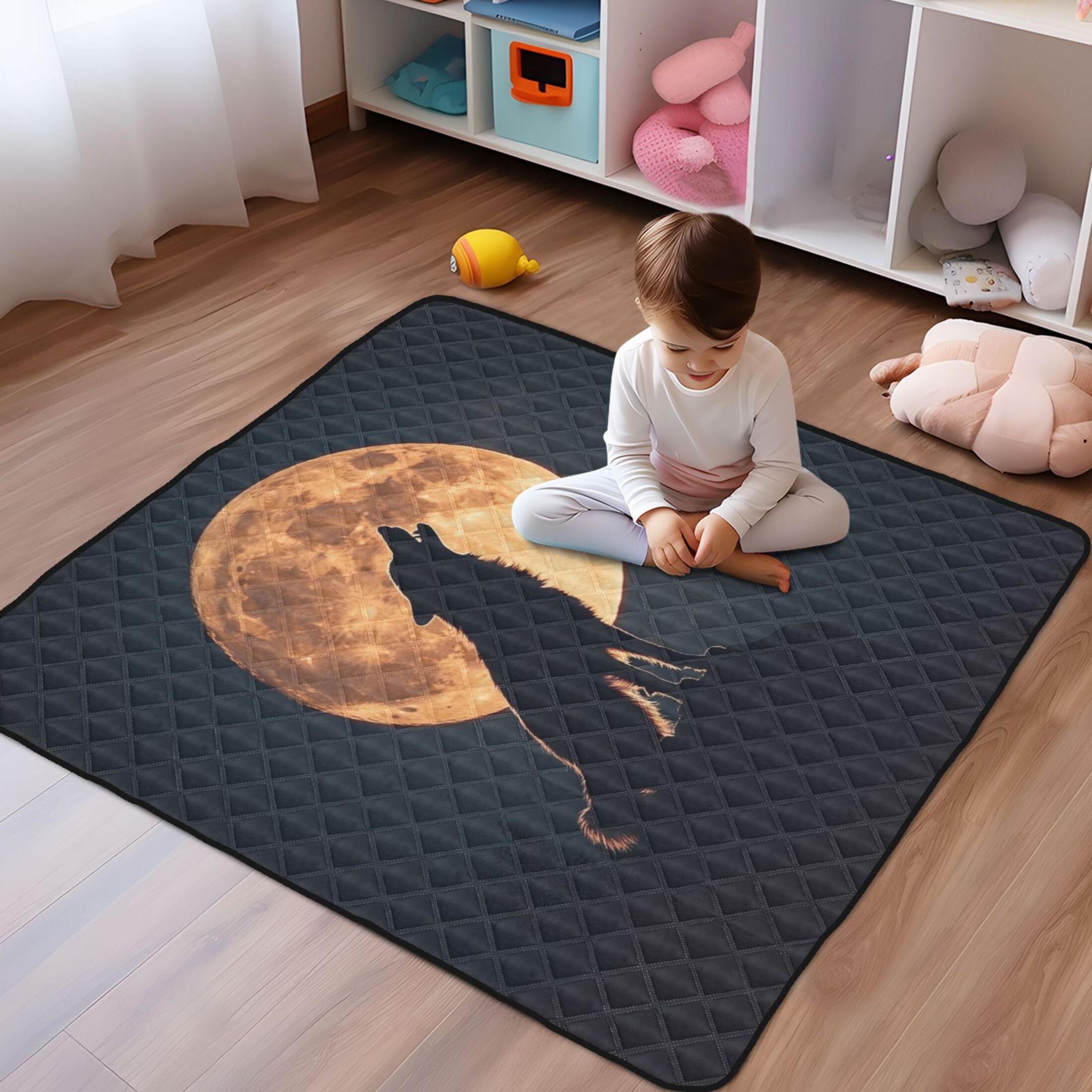 WOBOGO The Legend Of Starving Wolf Baby Playmats Extra Large Waterproof ...