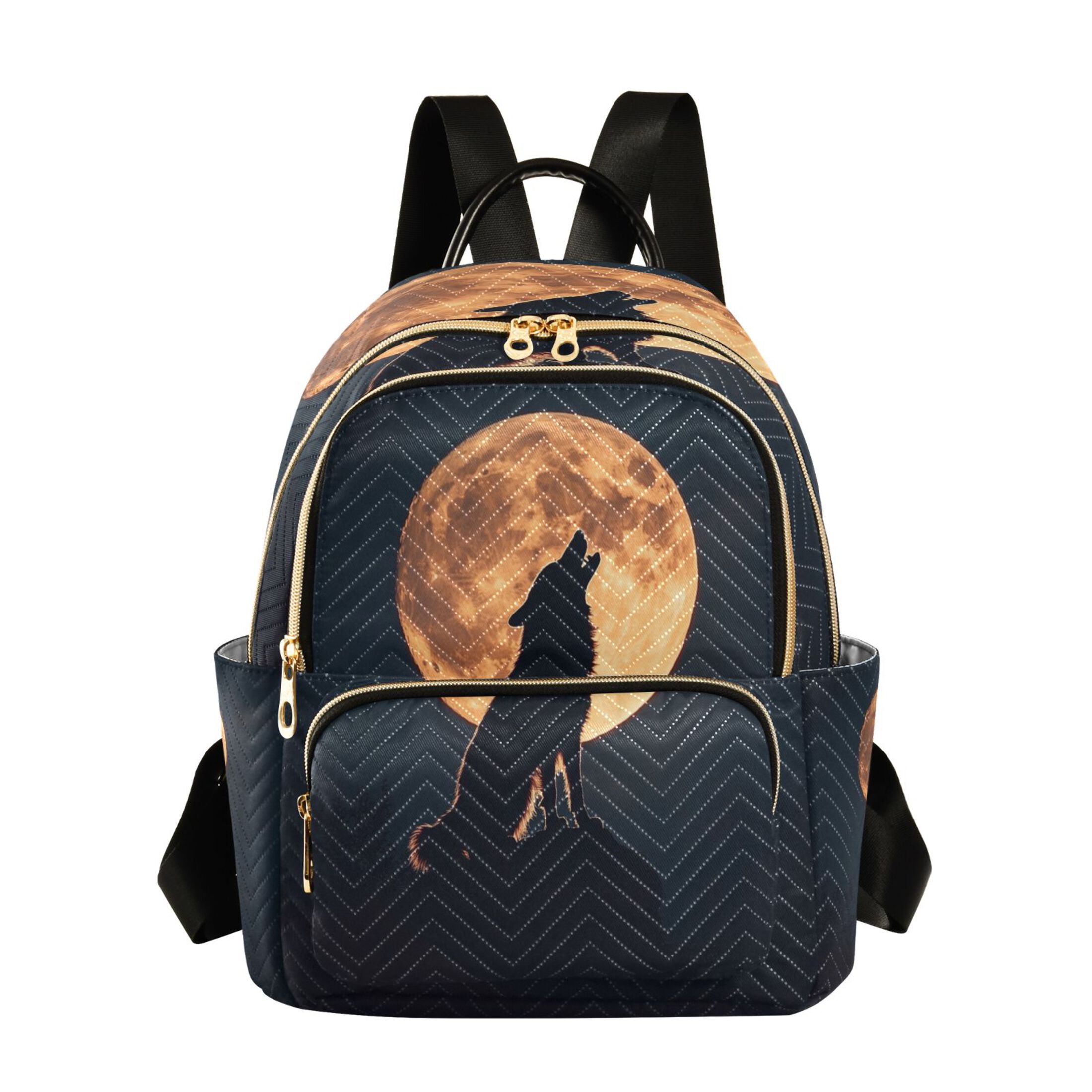 WOBOGO The Legend Of Starving Wolf Butterfly Backpack Durable ...