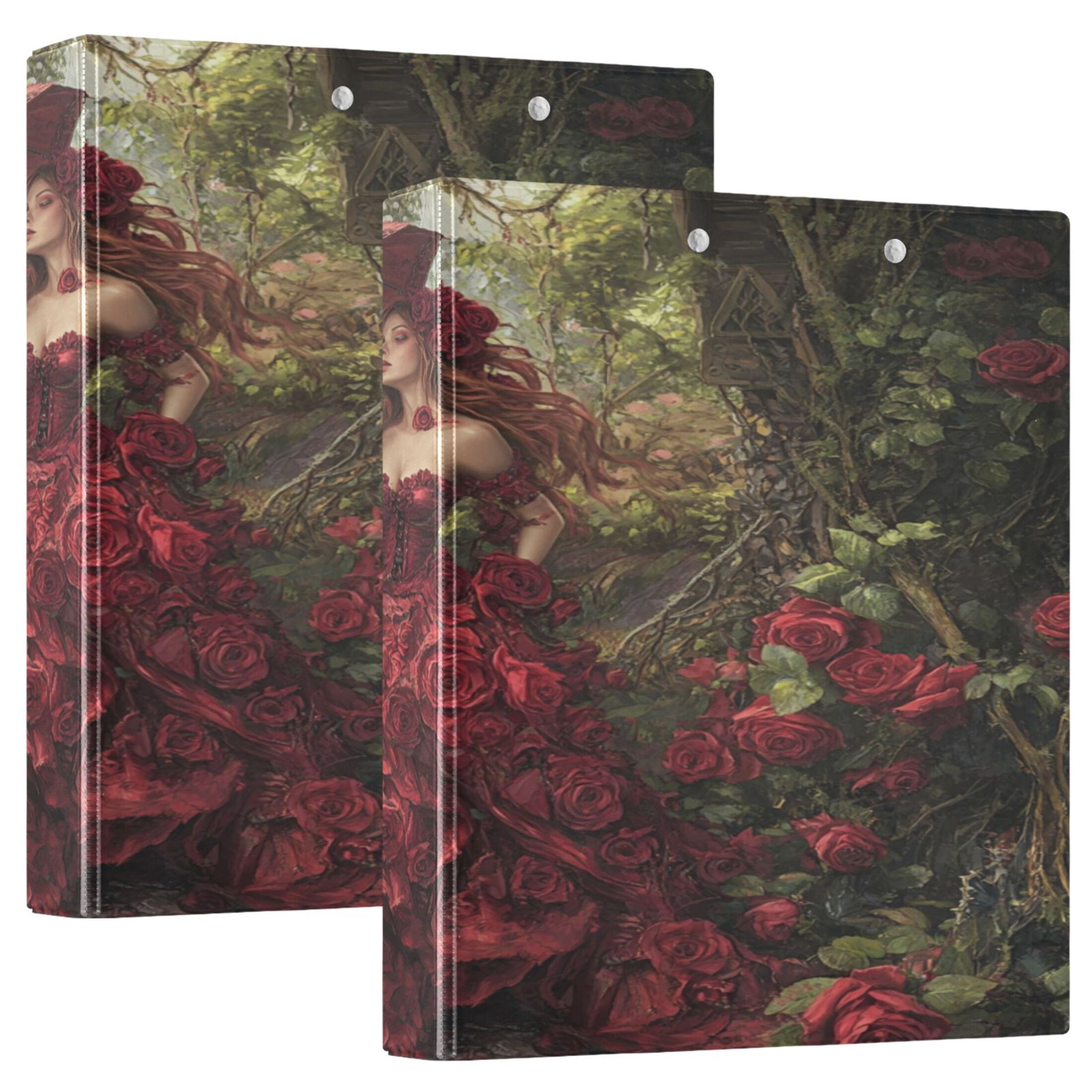 WOBOGO The Rose Wedding File Folders Extra Large Capacity to Hold 200 ...